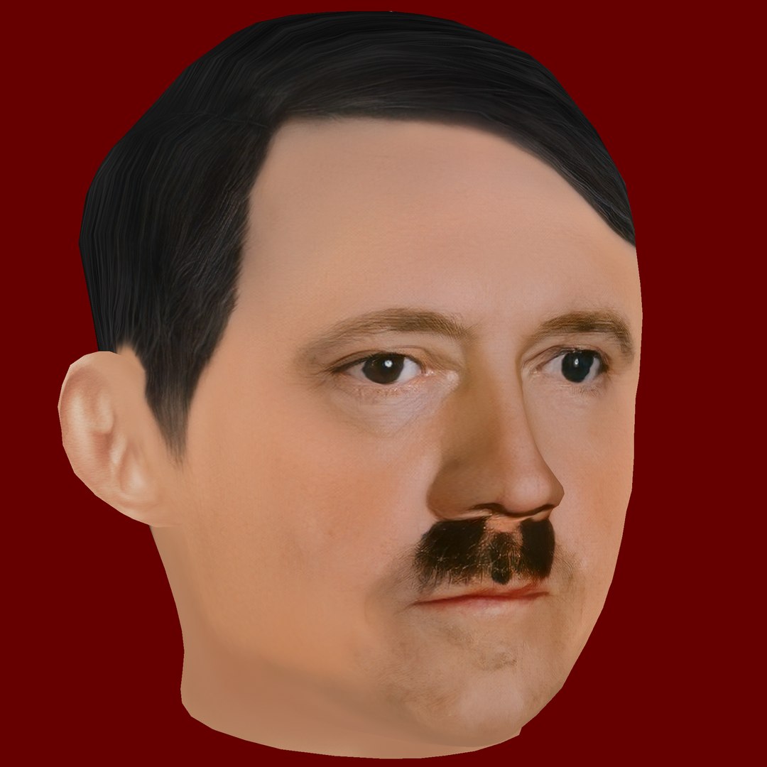 Low Poly Head Of Adolf Hitler Model - TurboSquid 2208399
