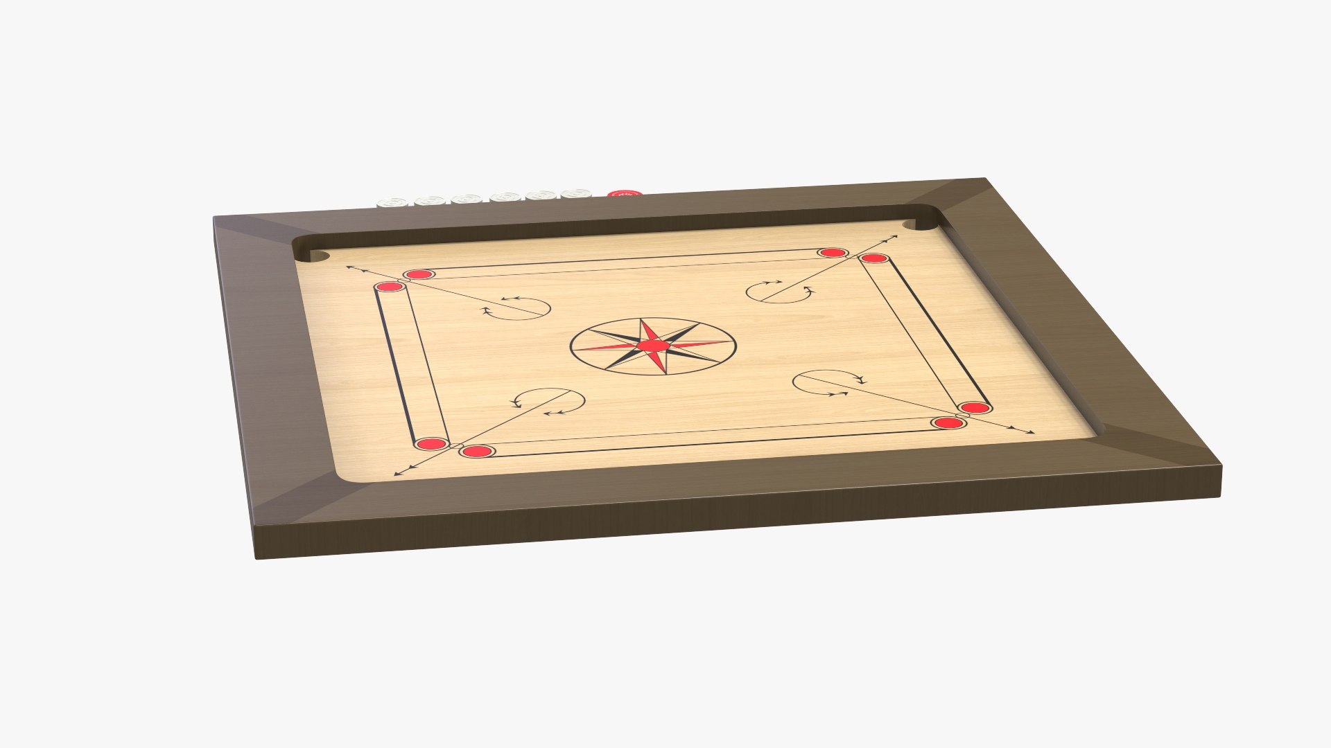 Carrom Game 3D Model - TurboSquid 2174332