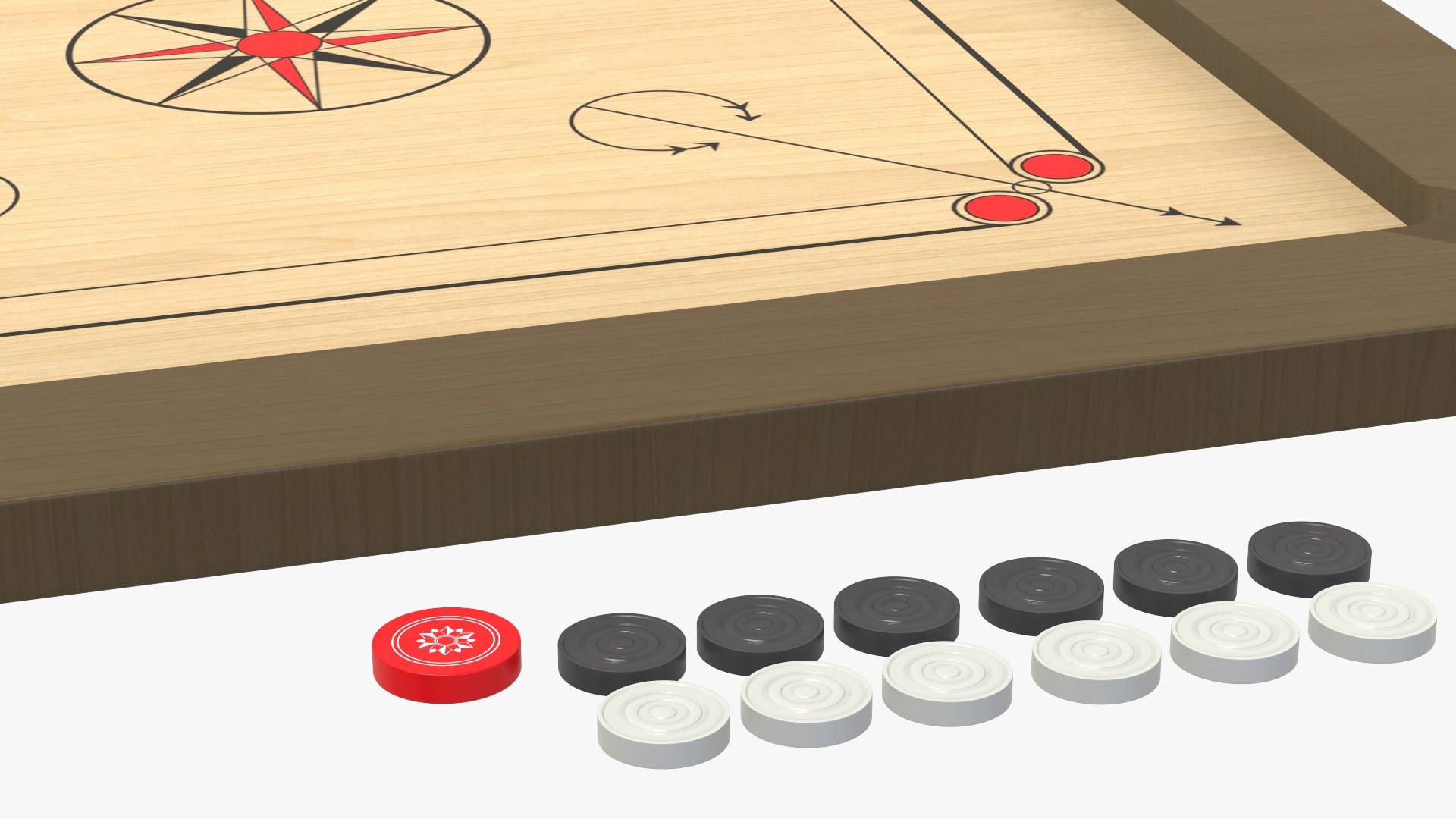 Carrom Game 3D Model - TurboSquid 2174332