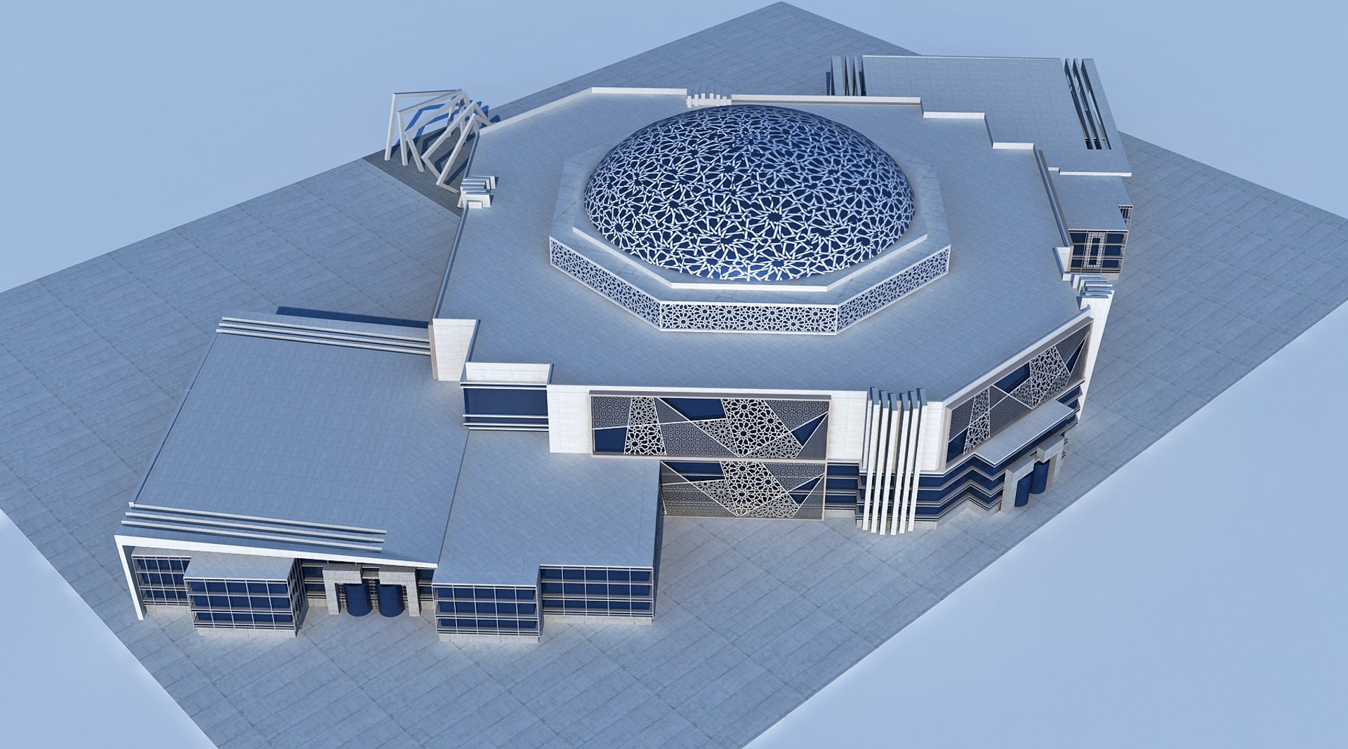 3D design modern architecture - TurboSquid 1564206