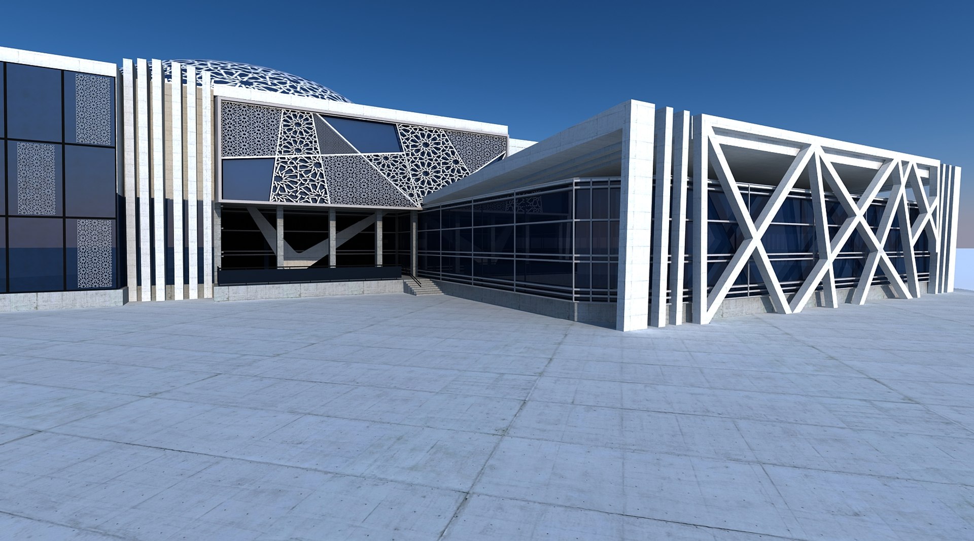3D design modern architecture - TurboSquid 1564206