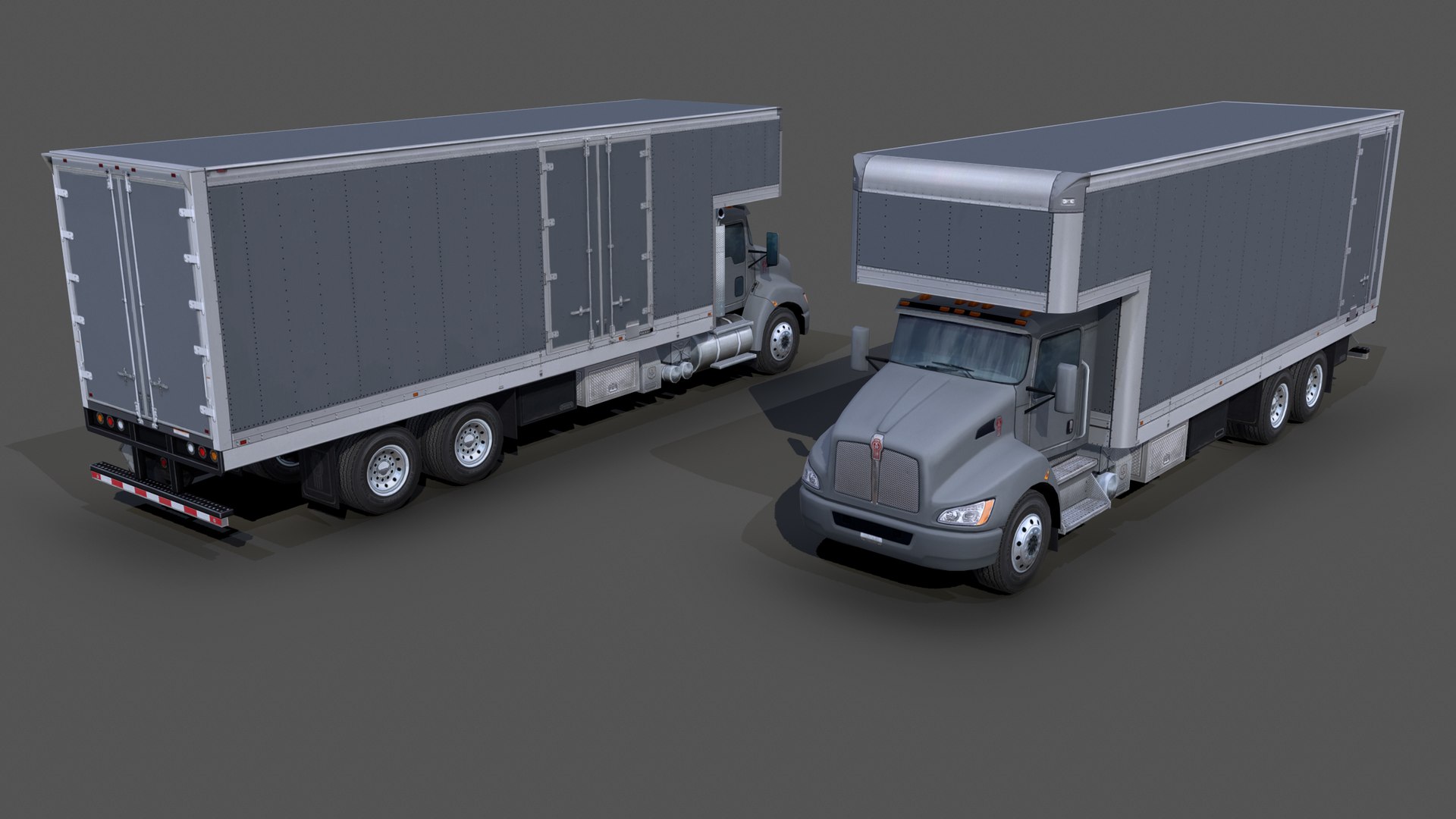 Kenworth T370 2015 Box Truck S04 3D Model - TurboSquid 2062005
