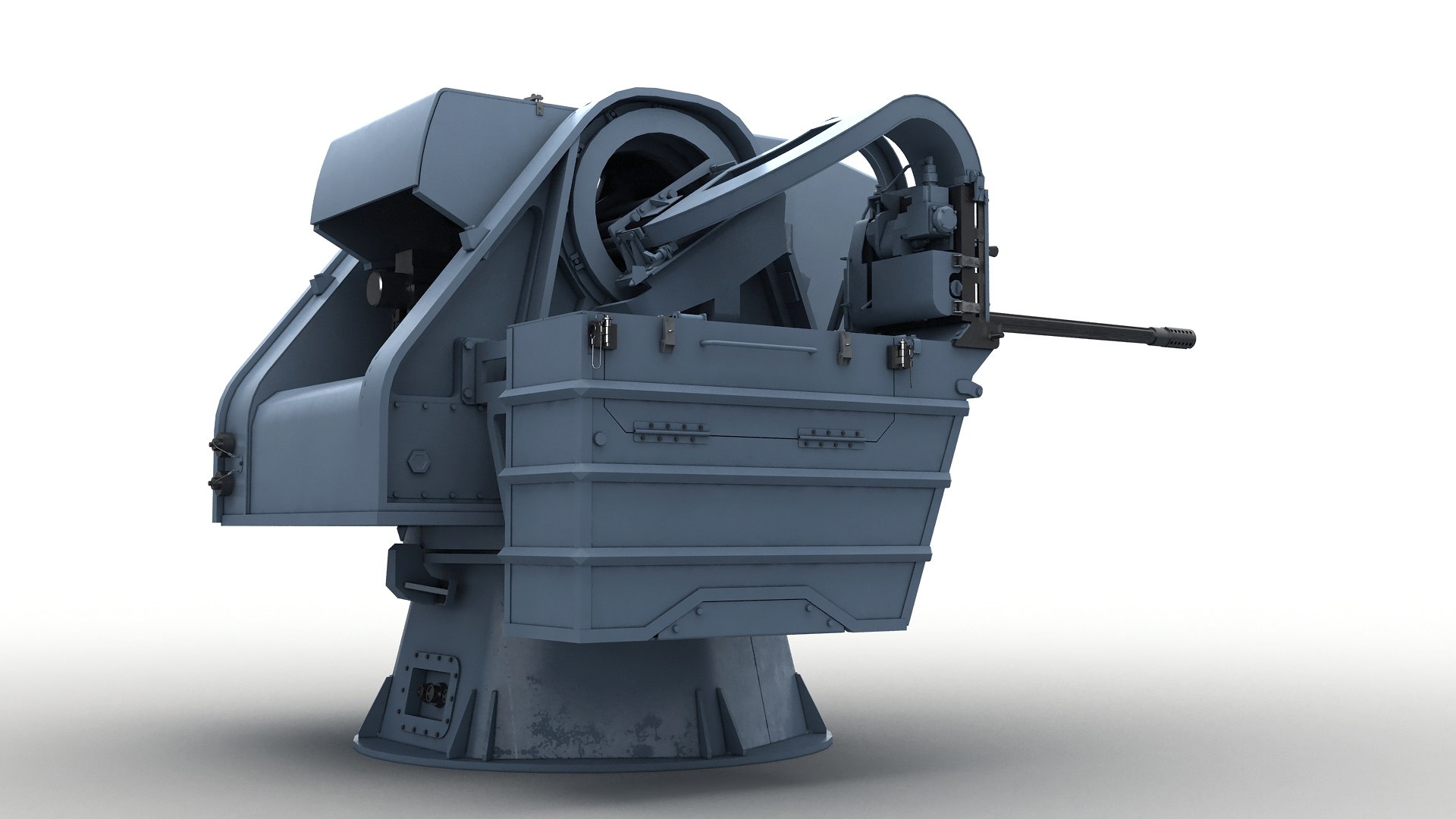 Modern Naval Turret 3D Model - TurboSquid 1418282