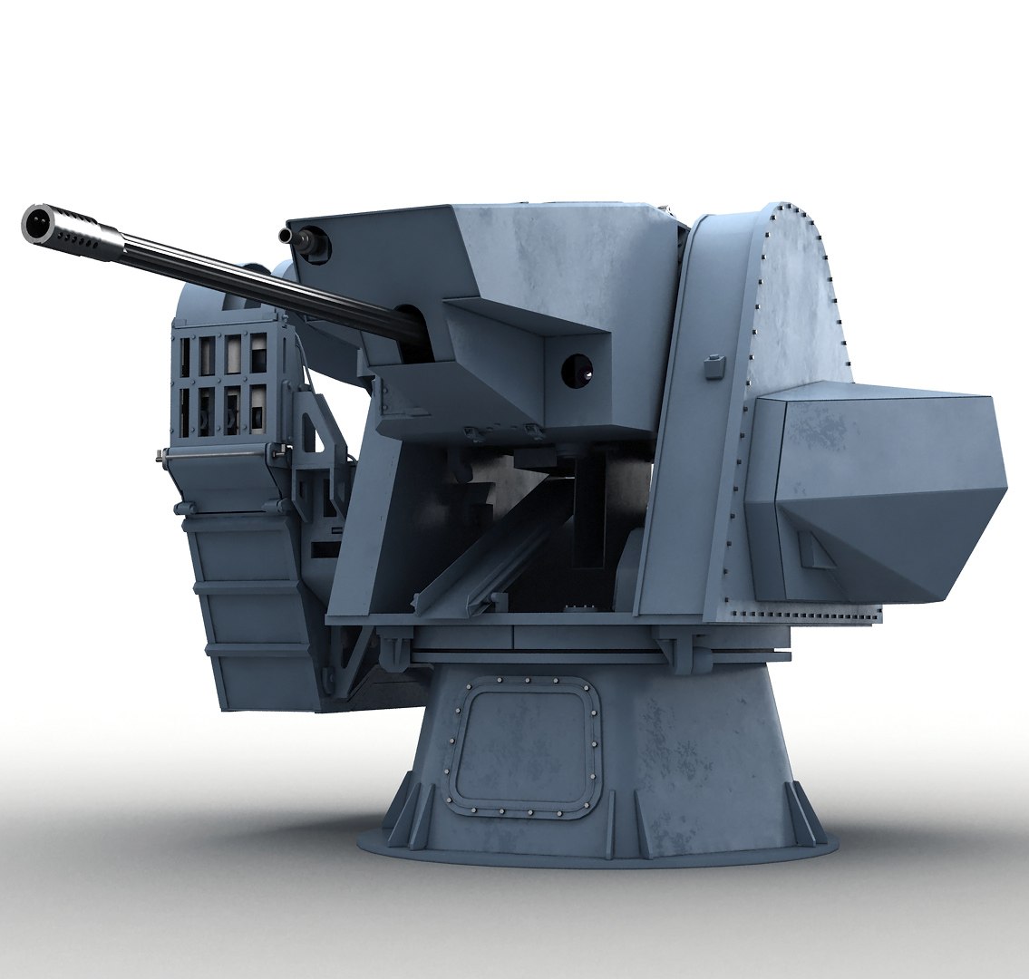 Modern Naval Turret 3D Model - TurboSquid 1418282