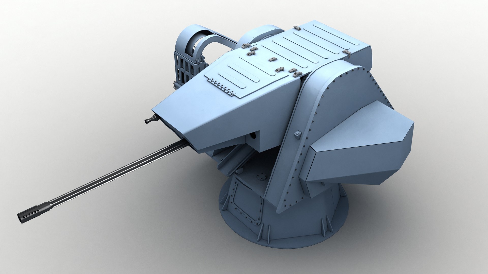Modern Naval Turret 3D Model - TurboSquid 1418282