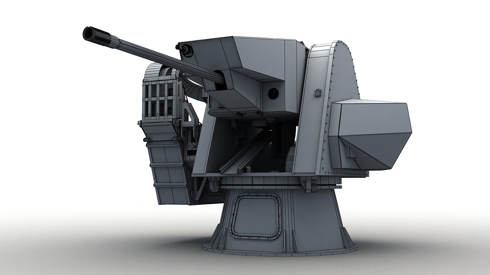 Modern Naval Turret 3D Model - TurboSquid 1418282