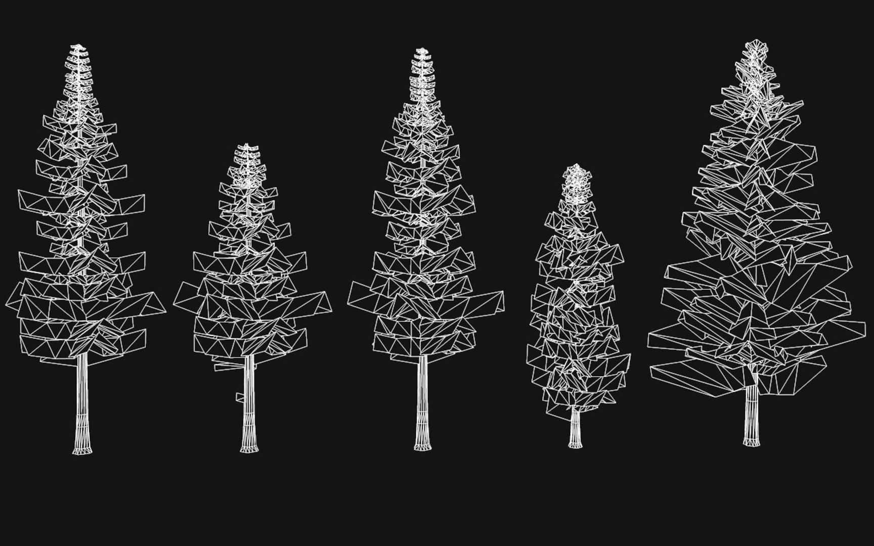 Snow Winter Trees Spruce Model - TurboSquid 1513624