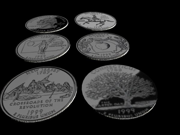 3d model state quarters u