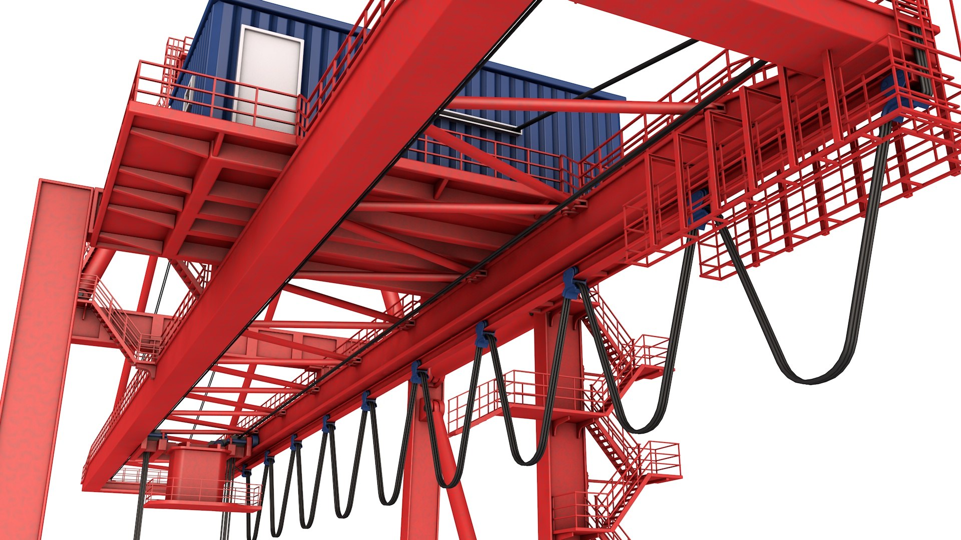 3D Port Container Crane Model - TurboSquid 1860064