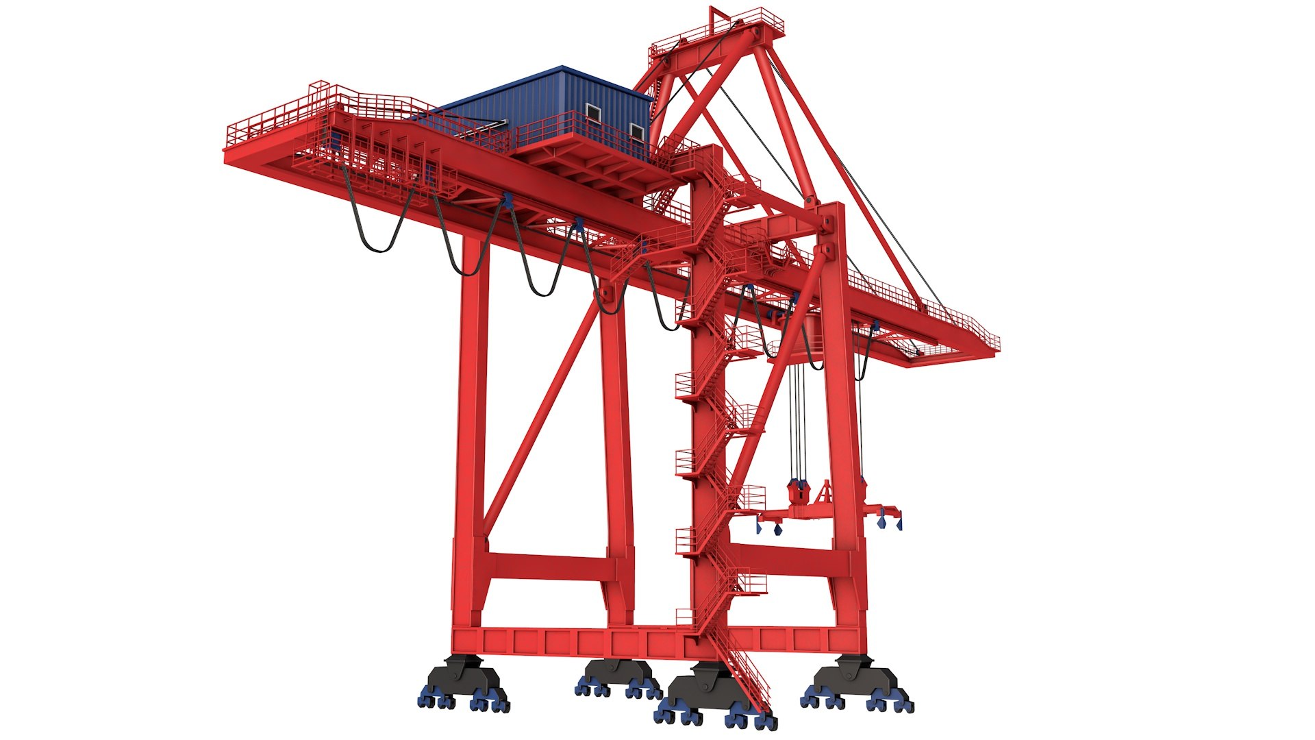 3D Port Container Crane Model - TurboSquid 1860064