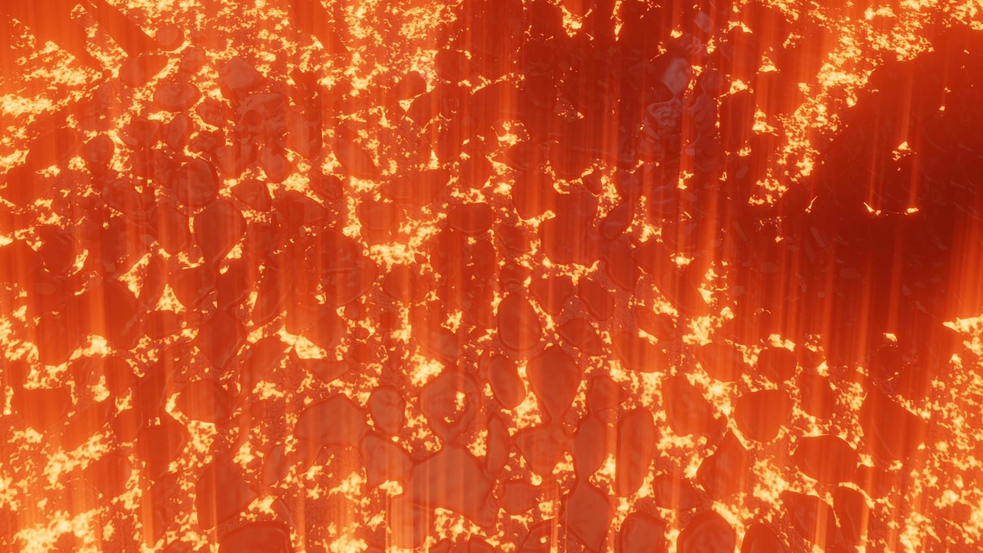 3D Large Scale Hell with flowing Lava - TurboSquid 2089258