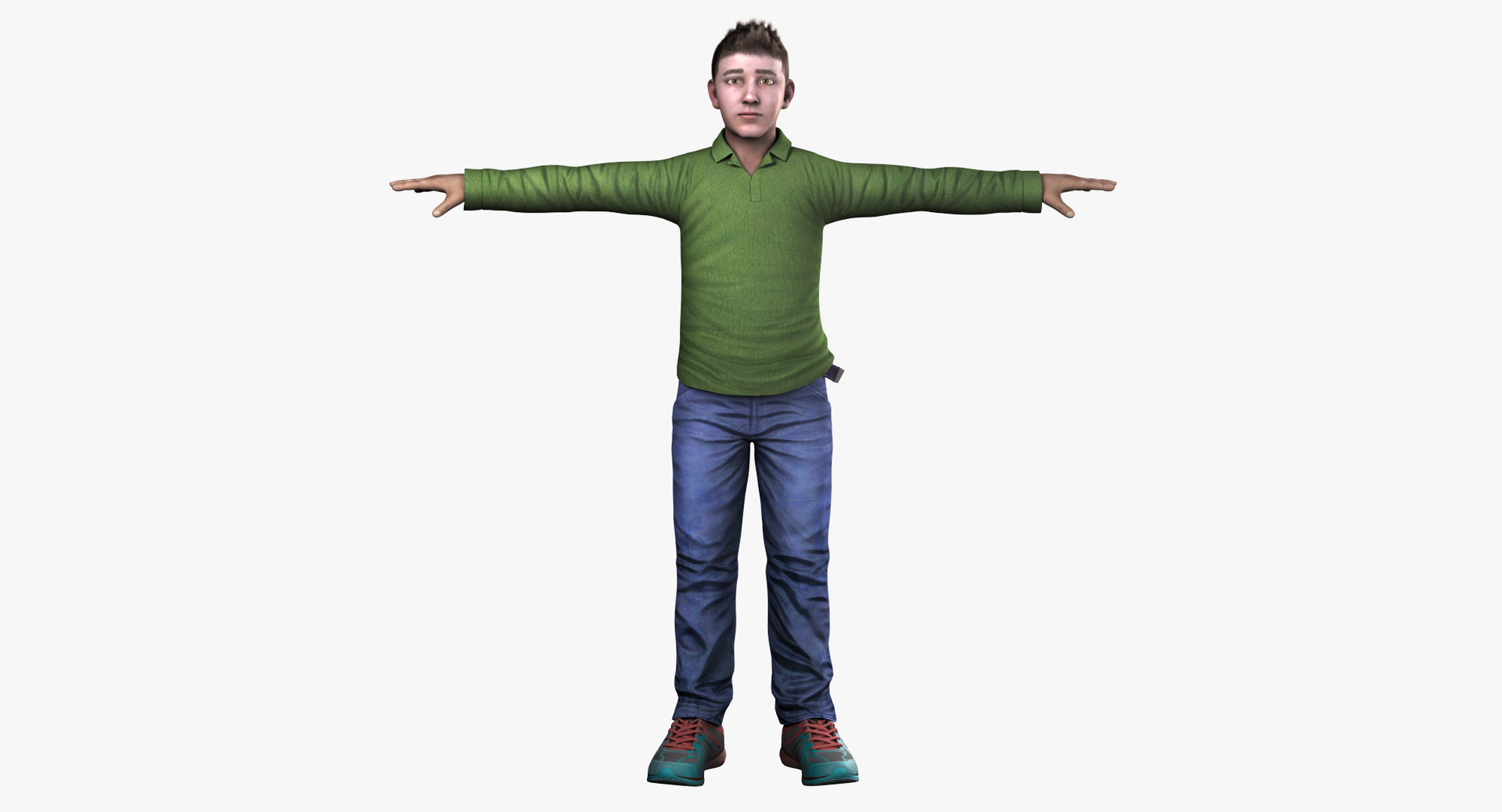 Realistic Boy Real 3D Model - TurboSquid 1400919