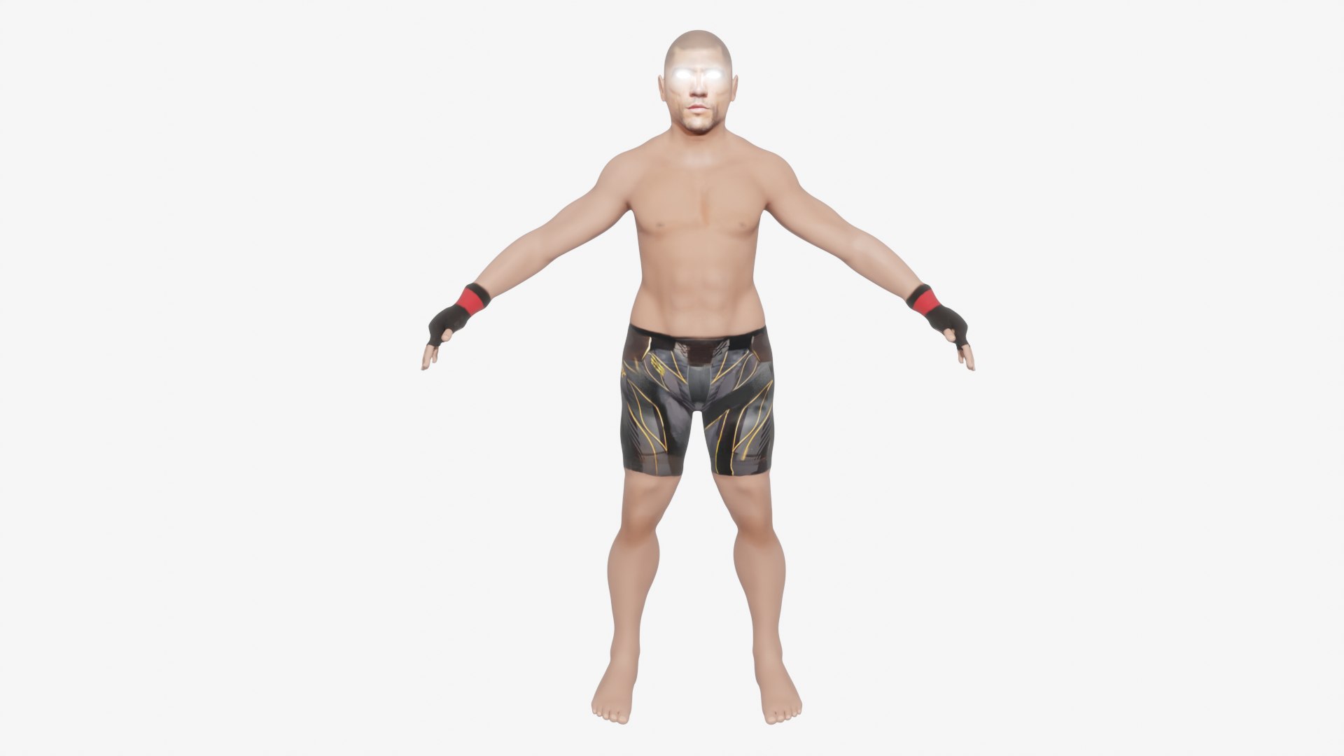 MMA Fighter 3D Model - TurboSquid 2232588