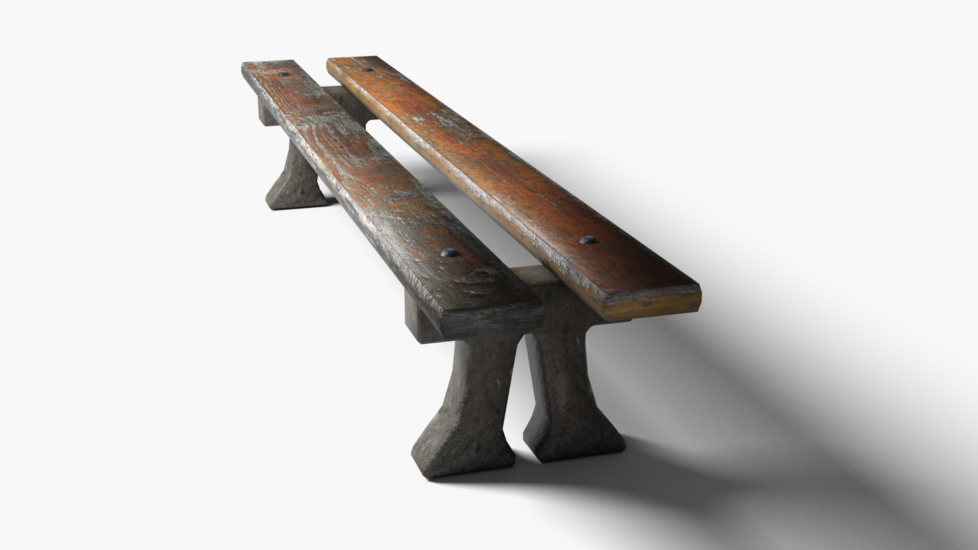 3D Bench Photoscaned - TurboSquid 1758304