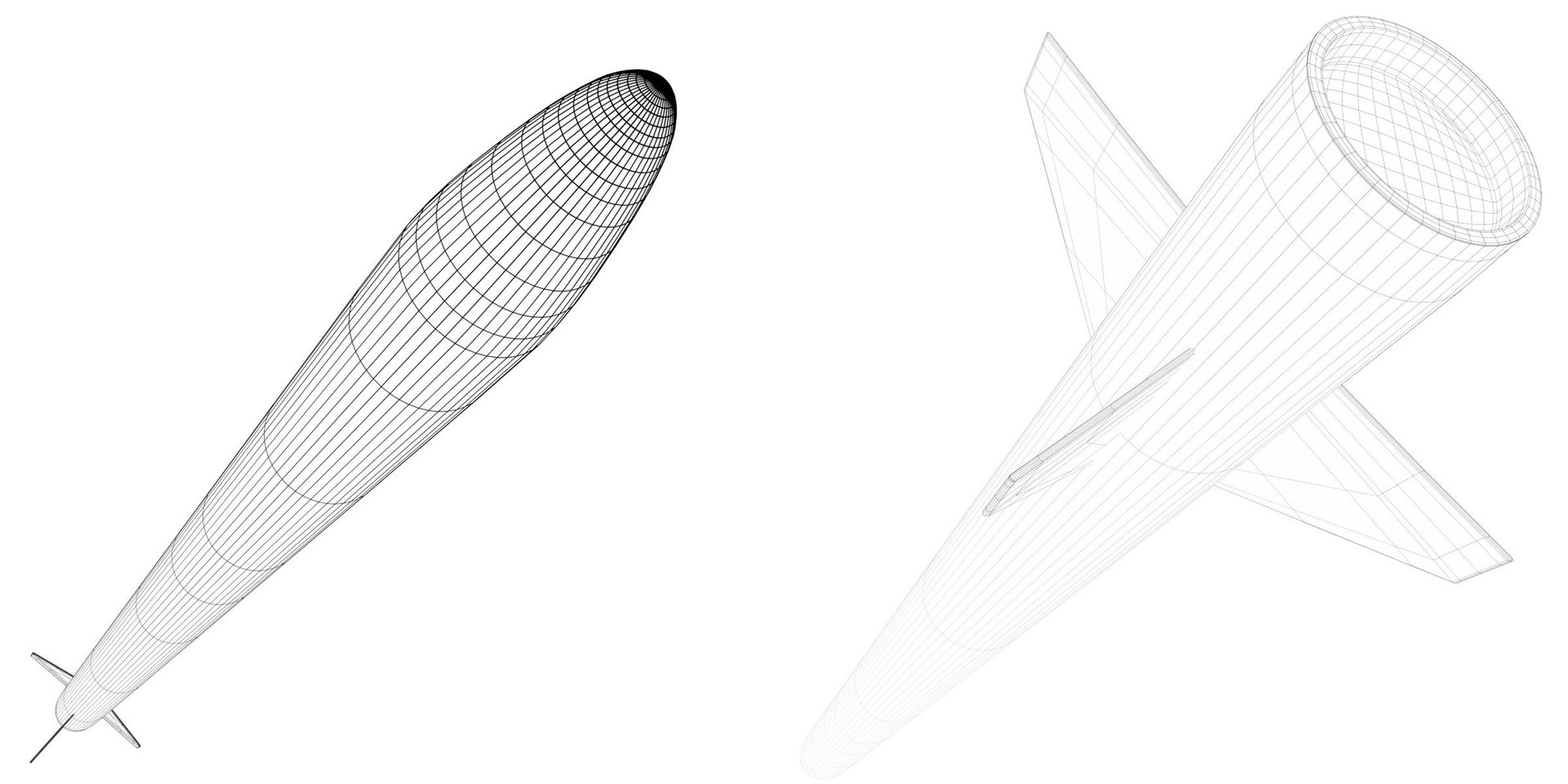 pbr uv-textured aim-132 asraam 3d max