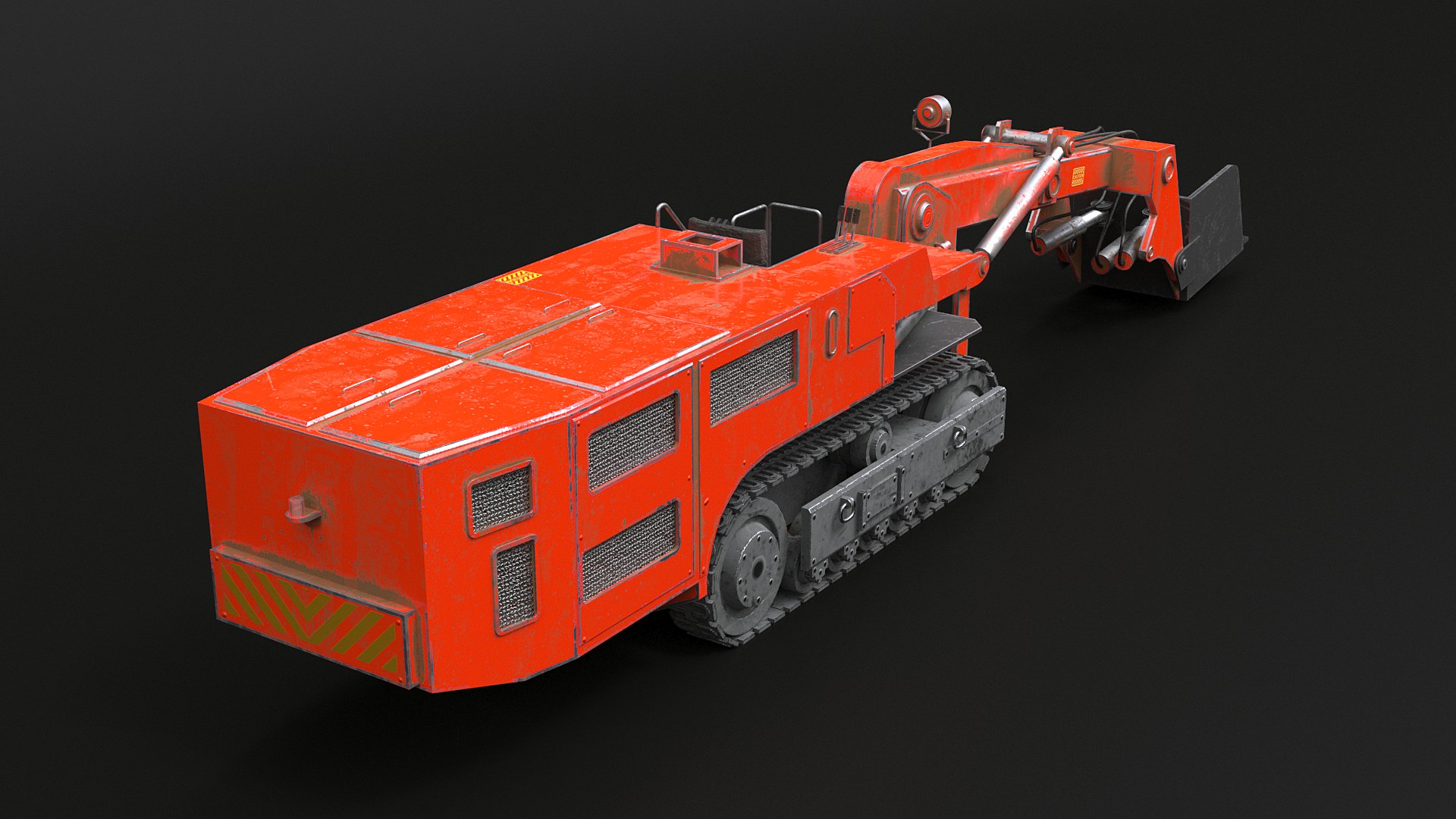Cola Mine Tracked Loader 3D - TurboSquid 1990994