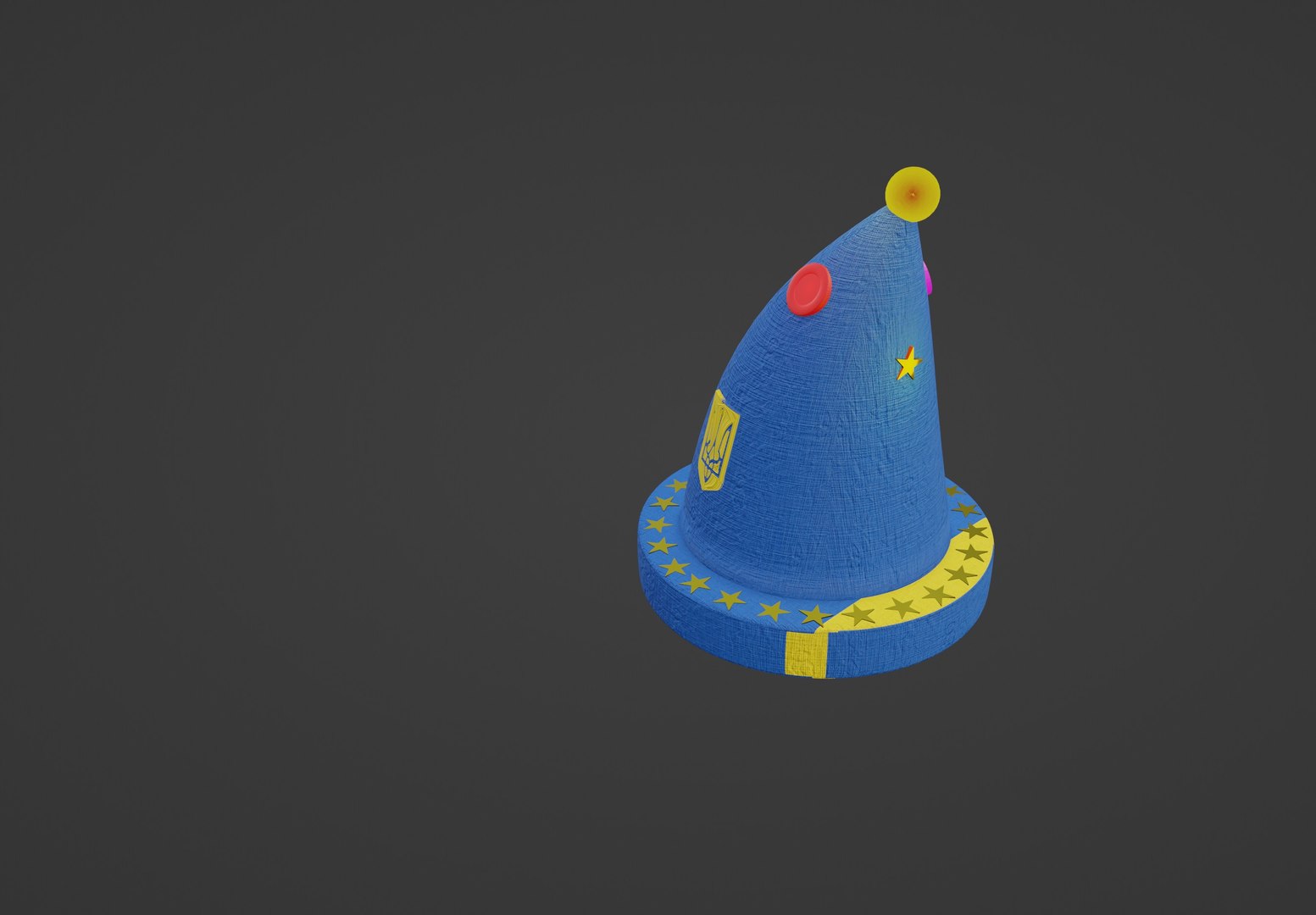 Party Hat Independence 3D Model - TurboSquid 1950631