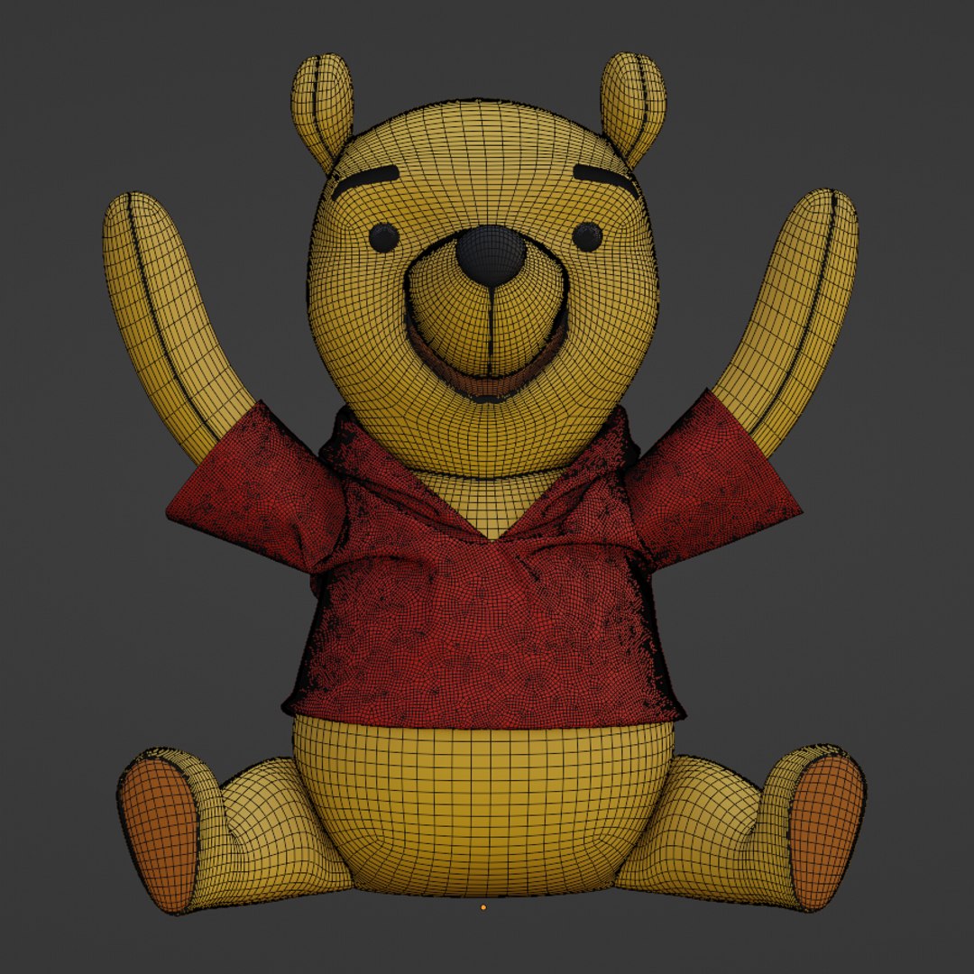 3D Winnie the Pooh model - TurboSquid 1899585
