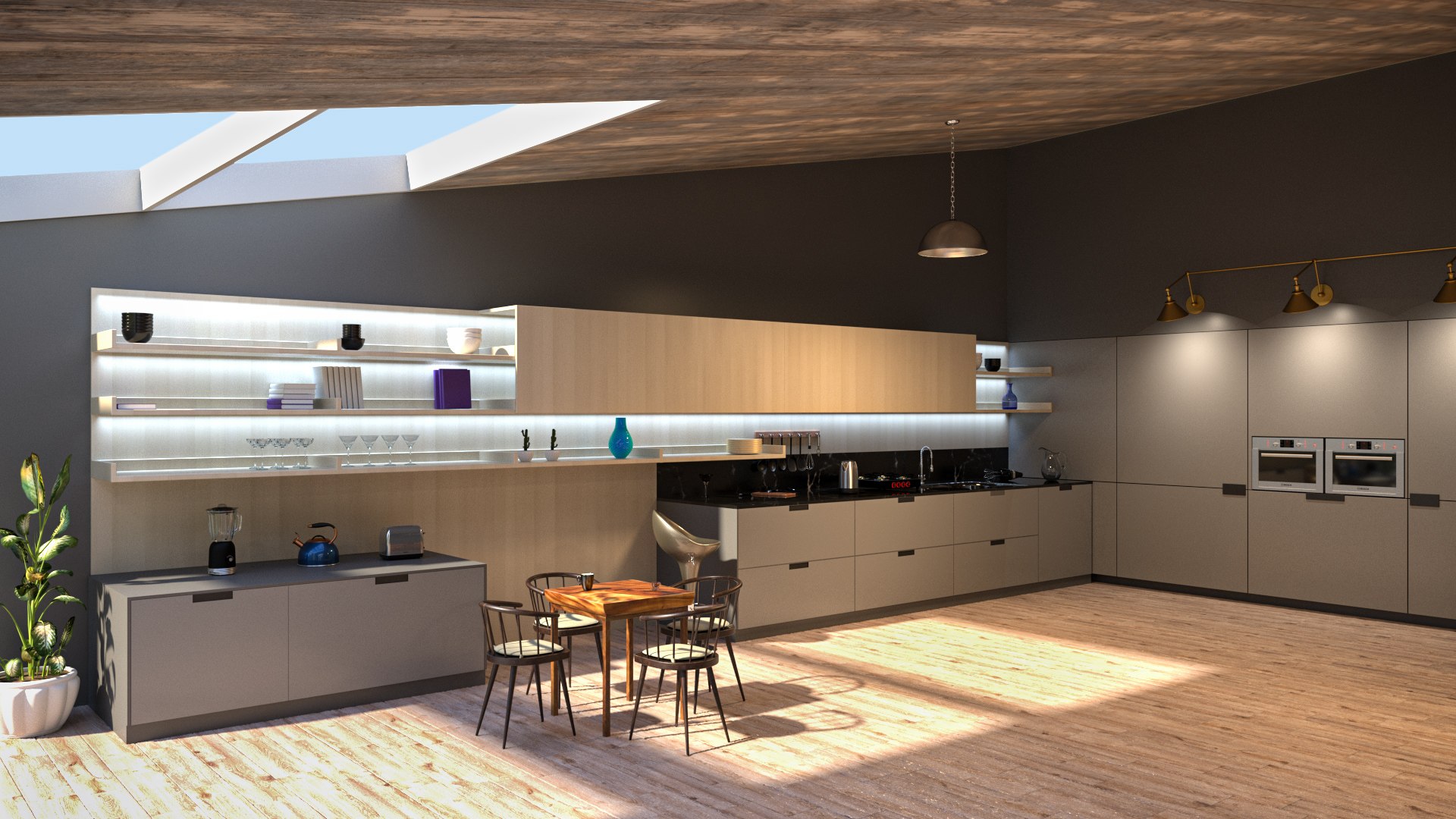 3D Kitchen Collection 002 - Two Scenes PBR - TurboSquid 1923292