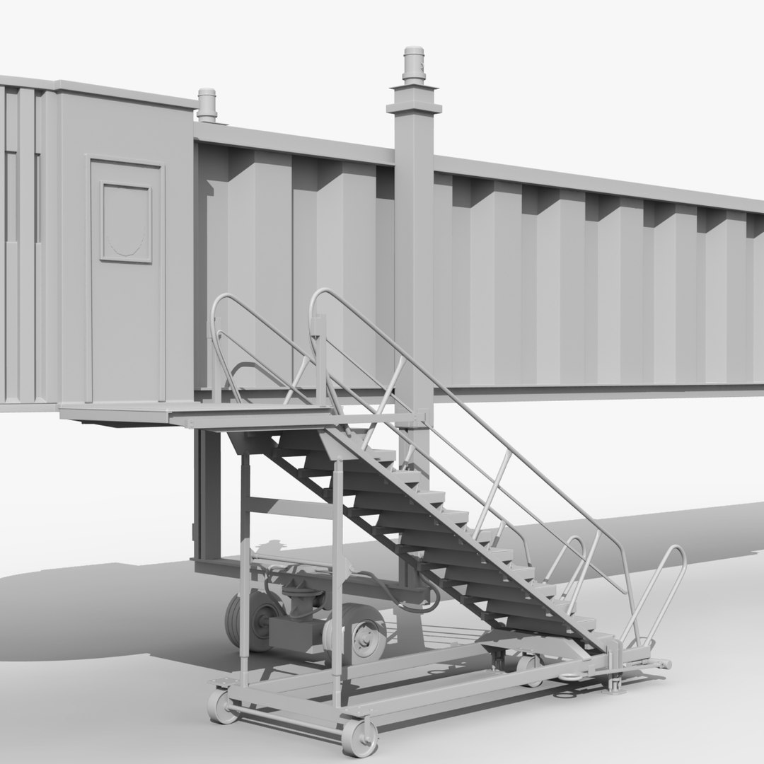X Airport Jetway Modeled