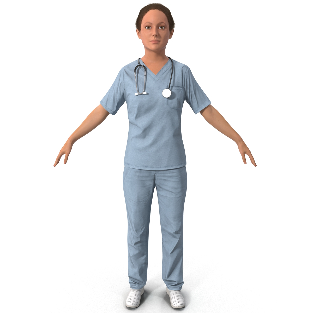 nurse version 2 3d model
