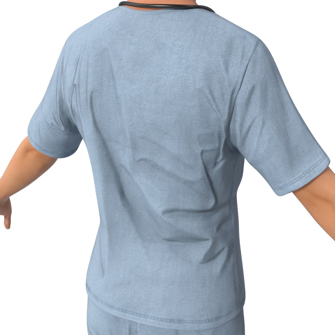 nurse version 2 3d model