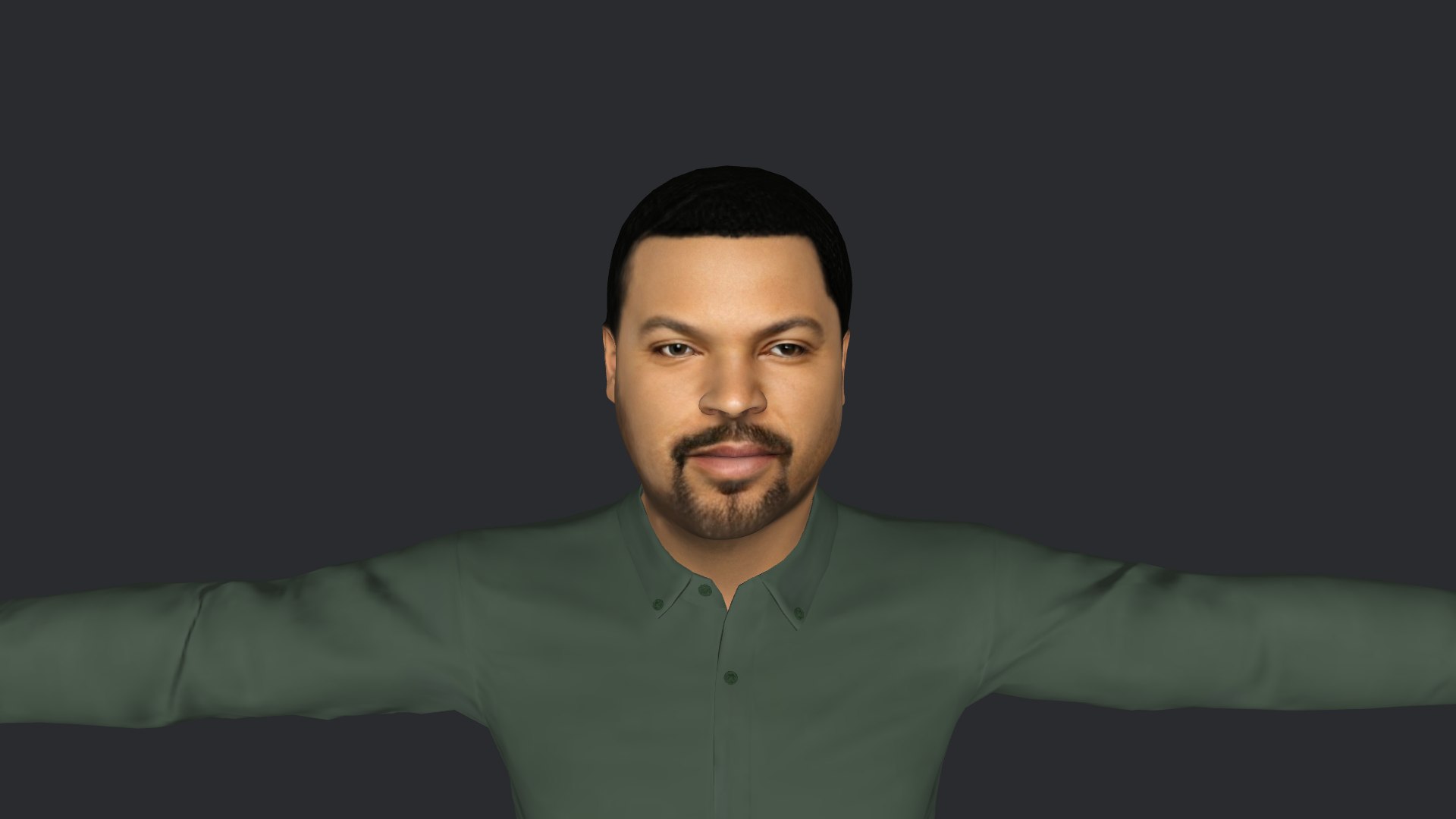 Ice Cube Hyper Realistic Full Body Fully Rigged 3D Character Model ...