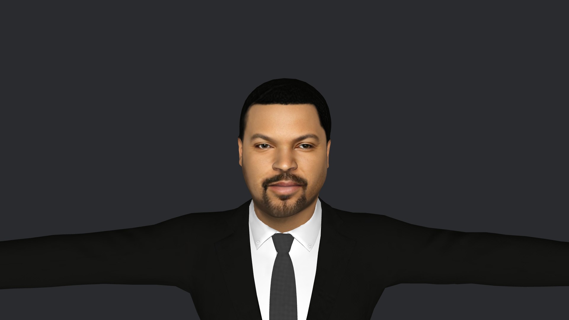 Ice Cube Hyper Realistic Full Body Fully Rigged 3D Character Model ...