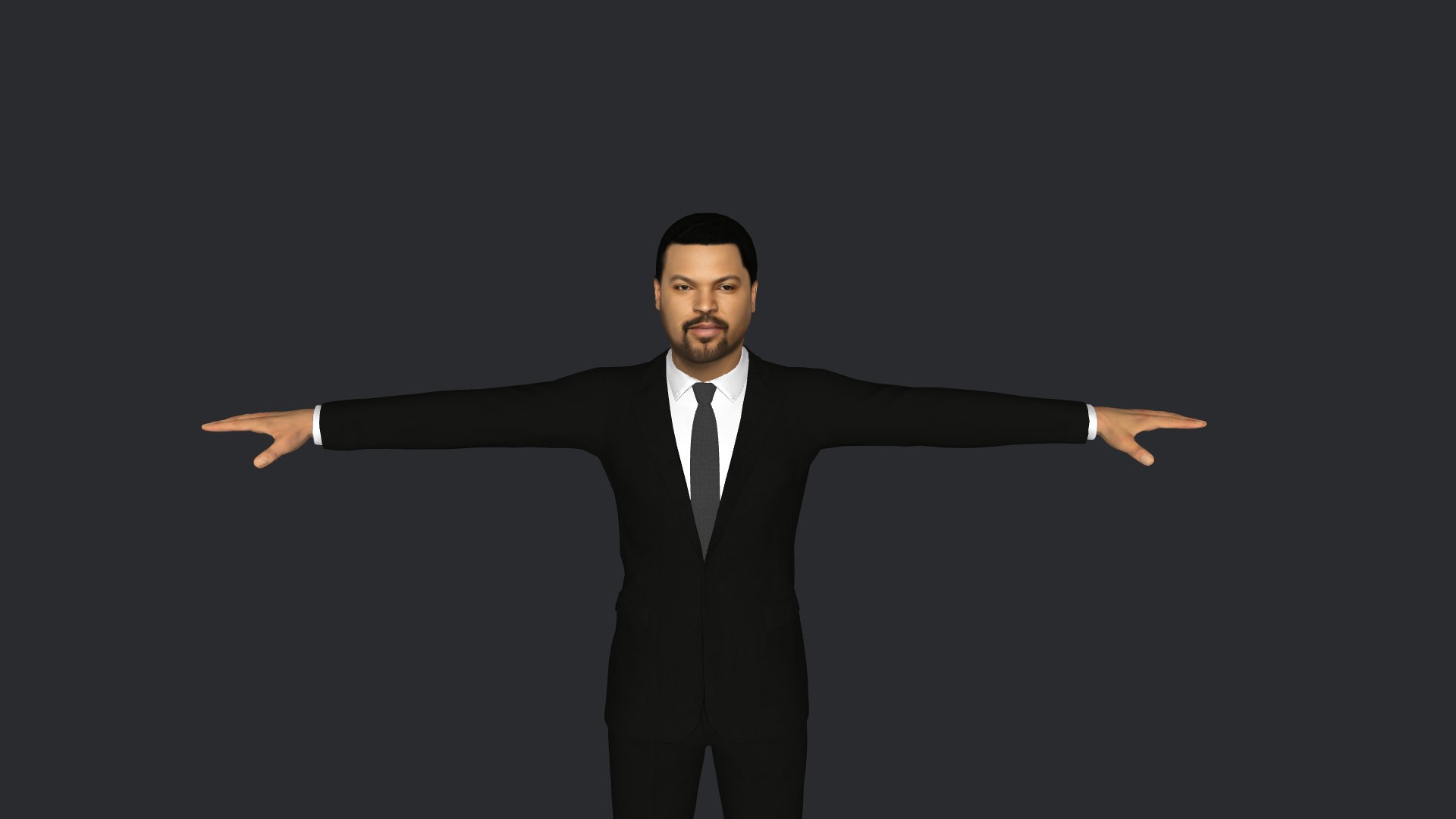 Ice Cube Hyper Realistic Full Body Fully Rigged 3D Character Model ...