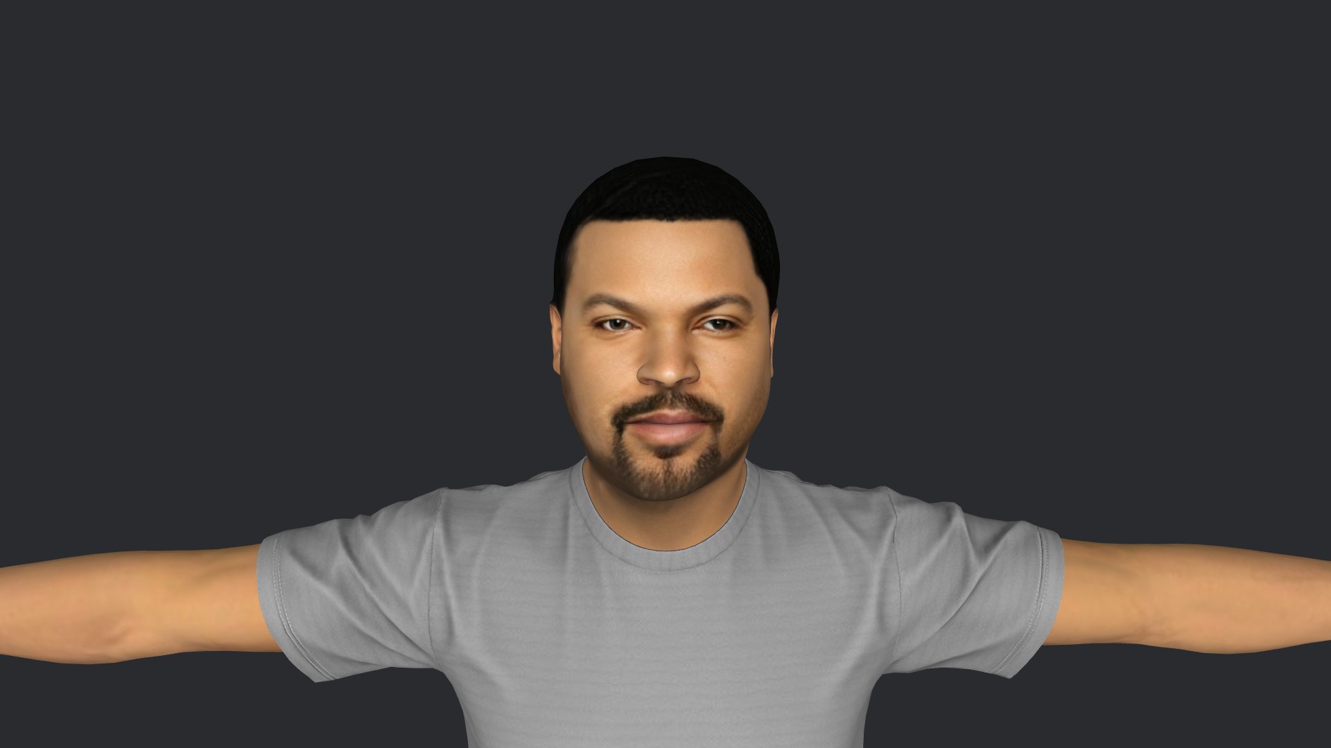 Ice Cube Hyper Realistic Full Body Fully Rigged 3D Character Model ...