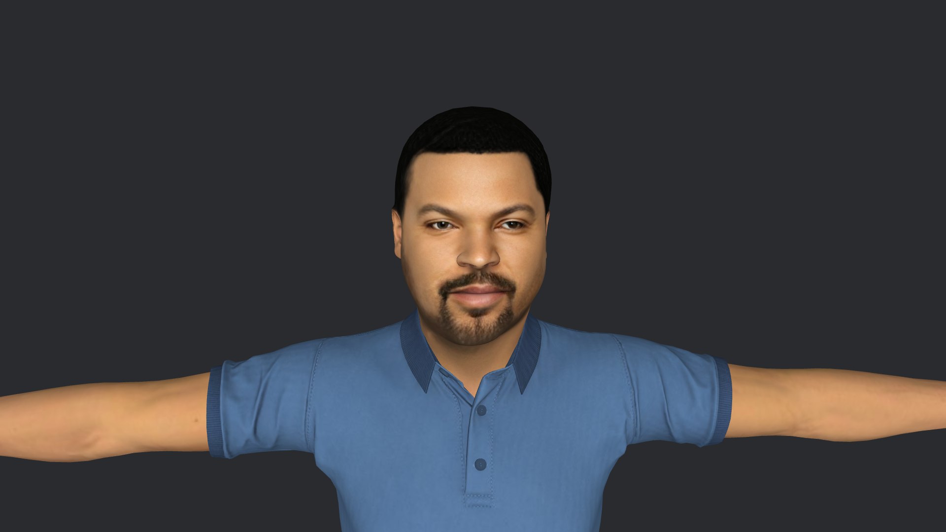 Ice Cube Hyper Realistic Full Body Fully Rigged 3D Character Model ...