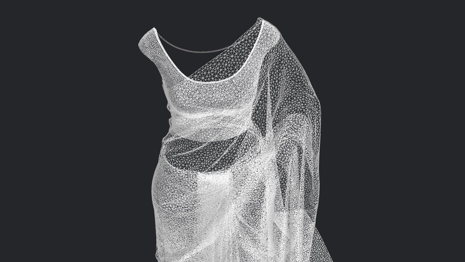 3D 3D Virtual Saree Drape - TurboSquid 1944654