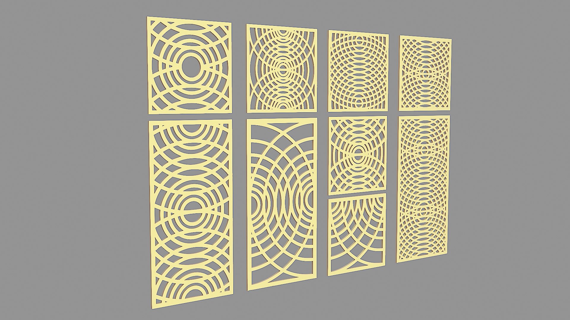 3D CNC Panel Mega Collections - TurboSquid 2230136