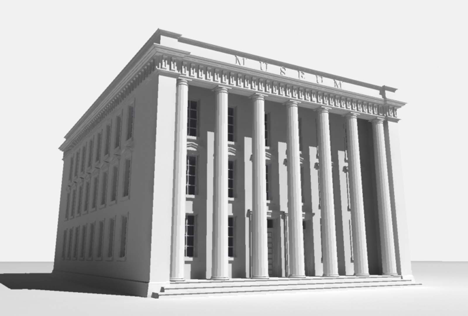 3d Model Museum Interior