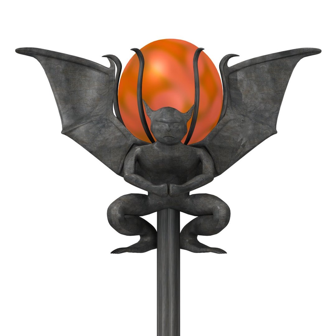 3d Model Wizard Staff