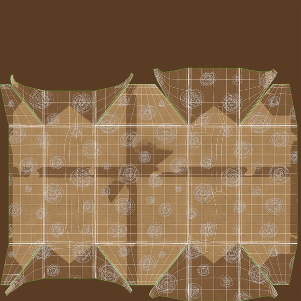 3D gift box paper 6 - TurboSquid 1205779