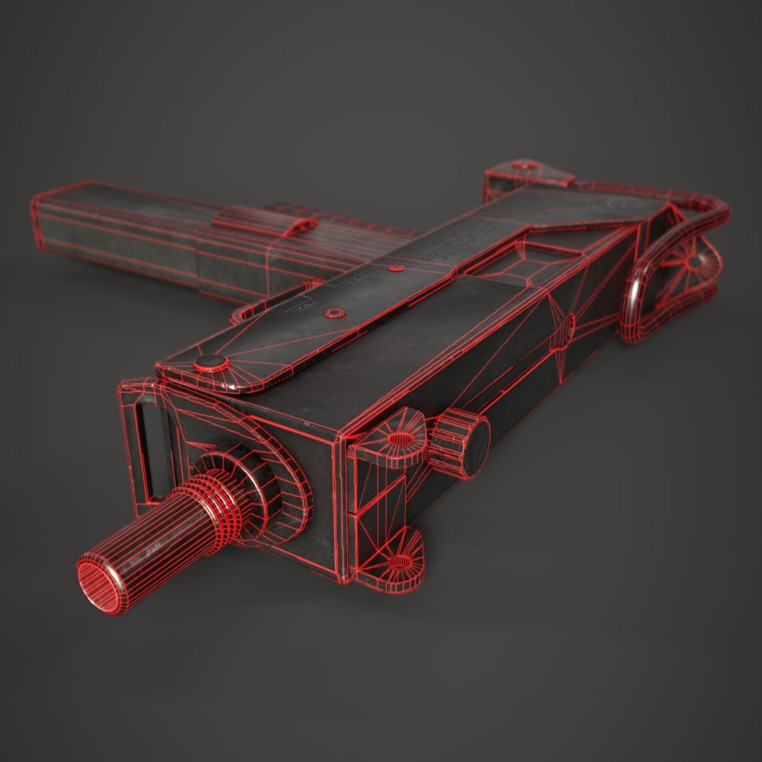 Smg Gun Unity 3D Model - TurboSquid 1281846