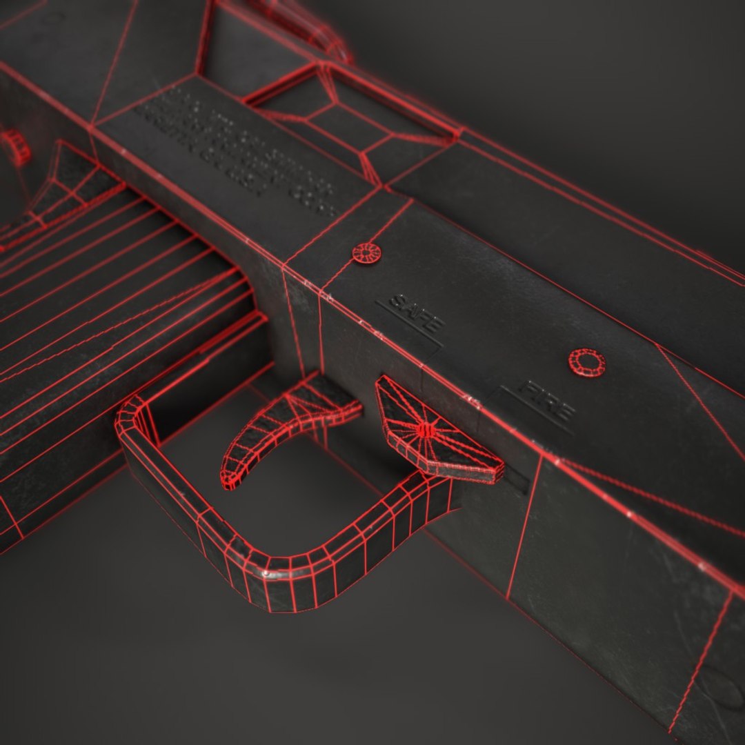 Smg Gun Unity 3D Model - TurboSquid 1281846