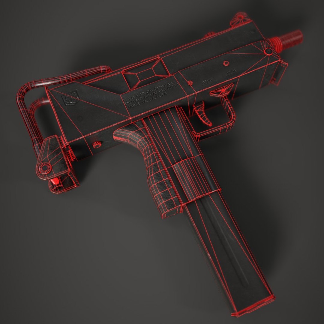Smg Gun Unity 3D Model - TurboSquid 1281846
