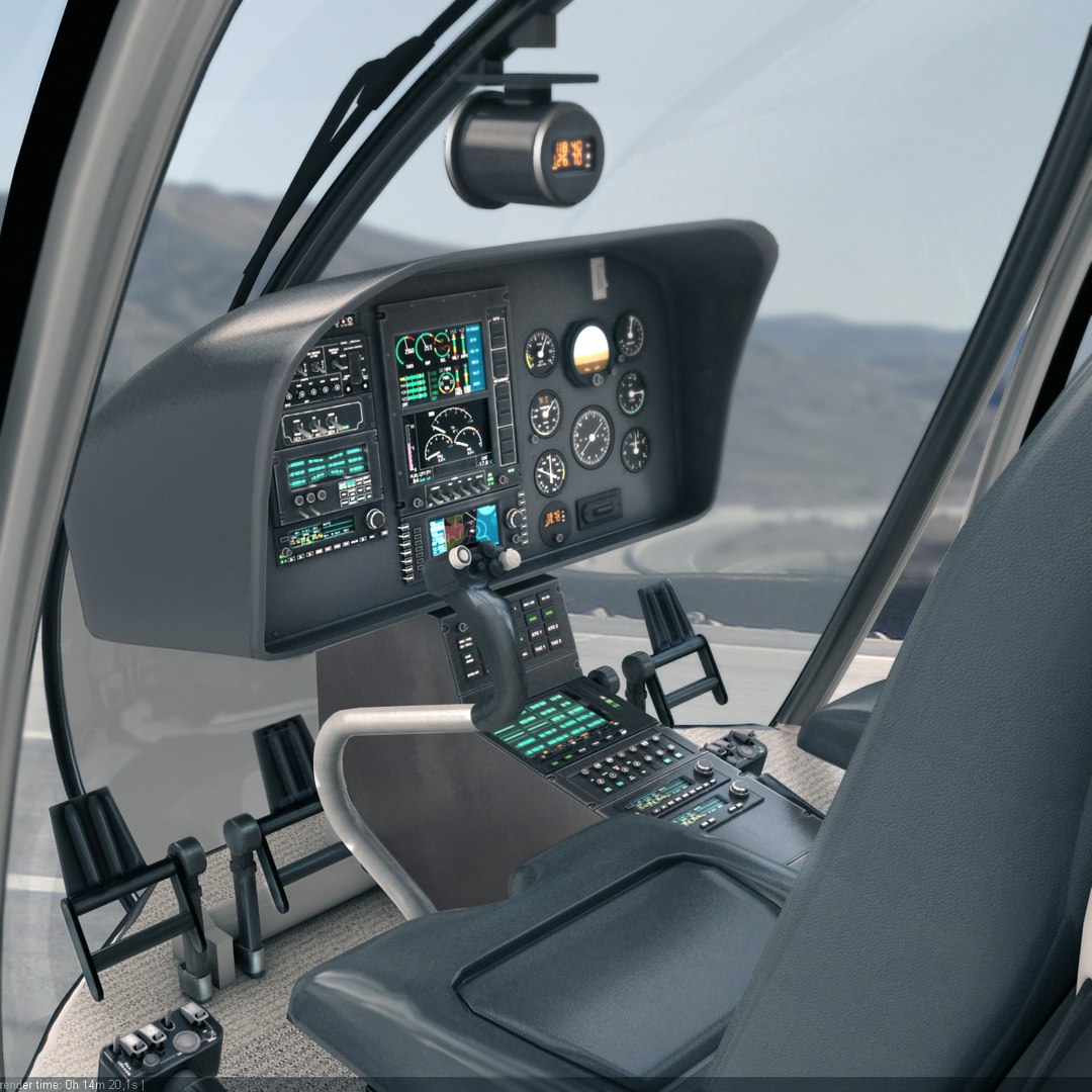 3ds Max Eurocopter Ec 120 Black