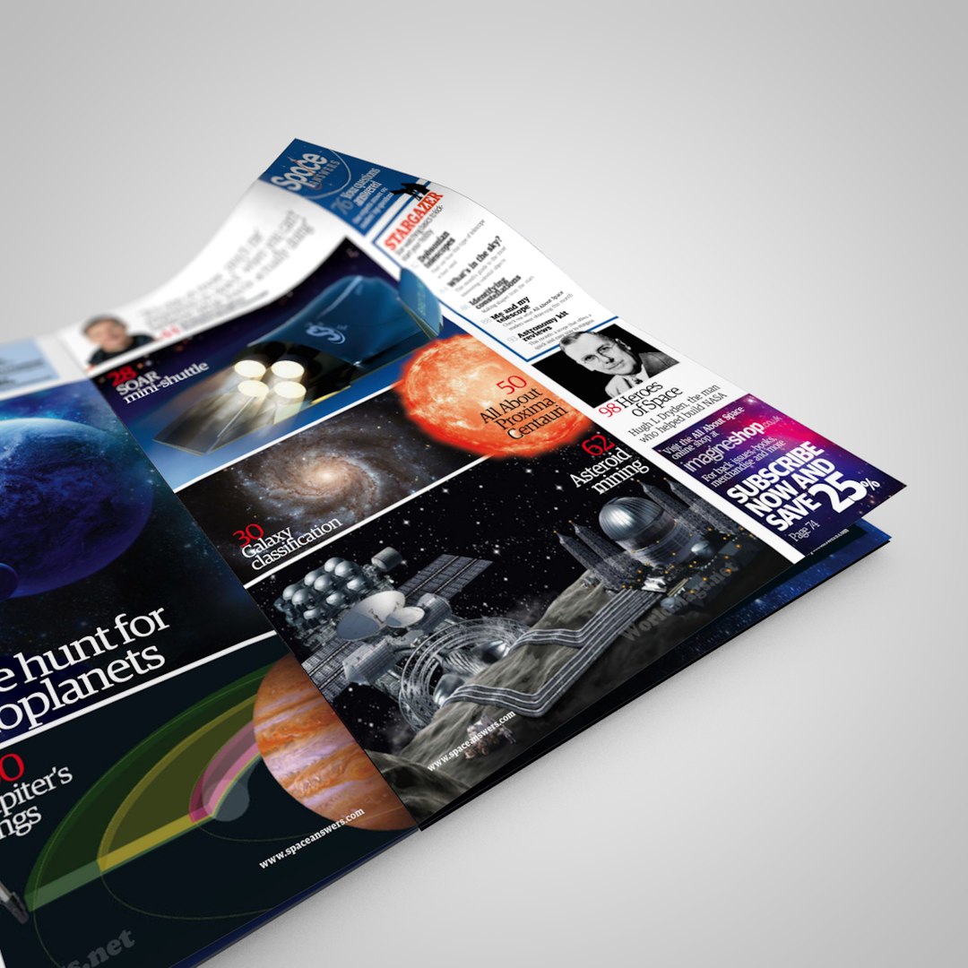 Pages Animation Magazine Model