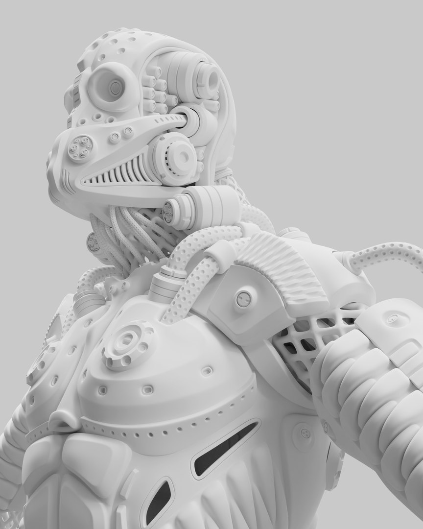 3D Sci Fi - Character 02 Model - TurboSquid 2066335