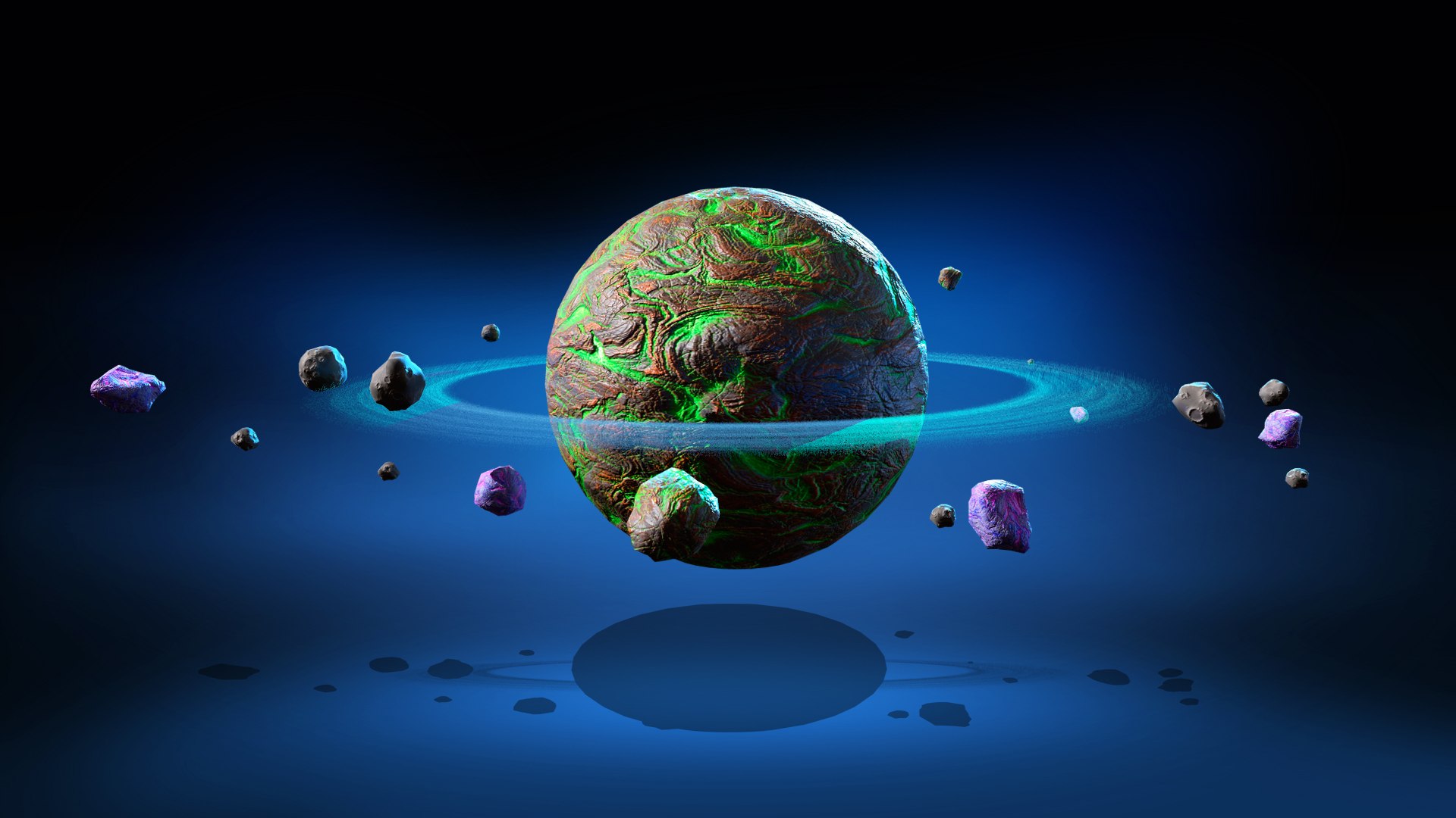 RTS Space Games Planets 3D Model - TurboSquid 1723432