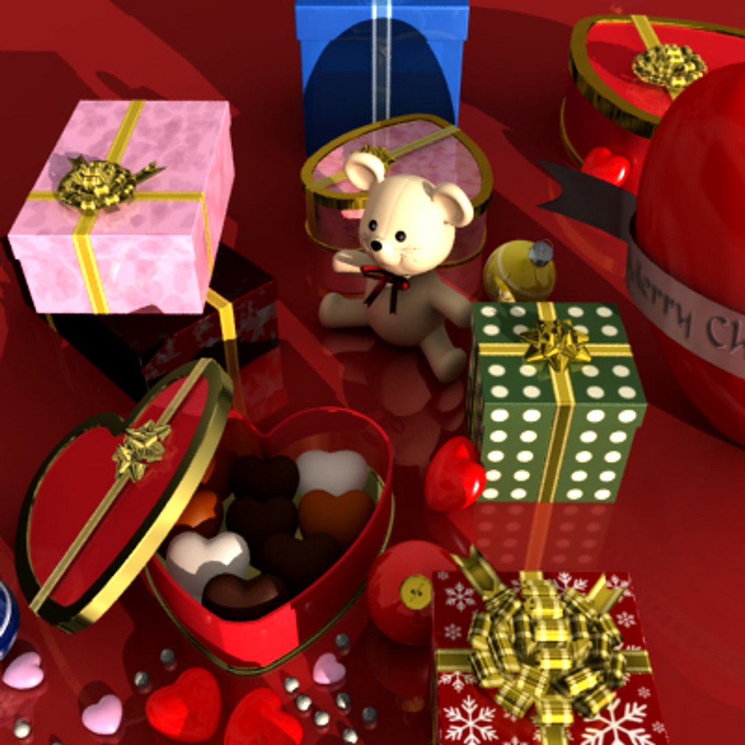 3ds Max Gift Scene