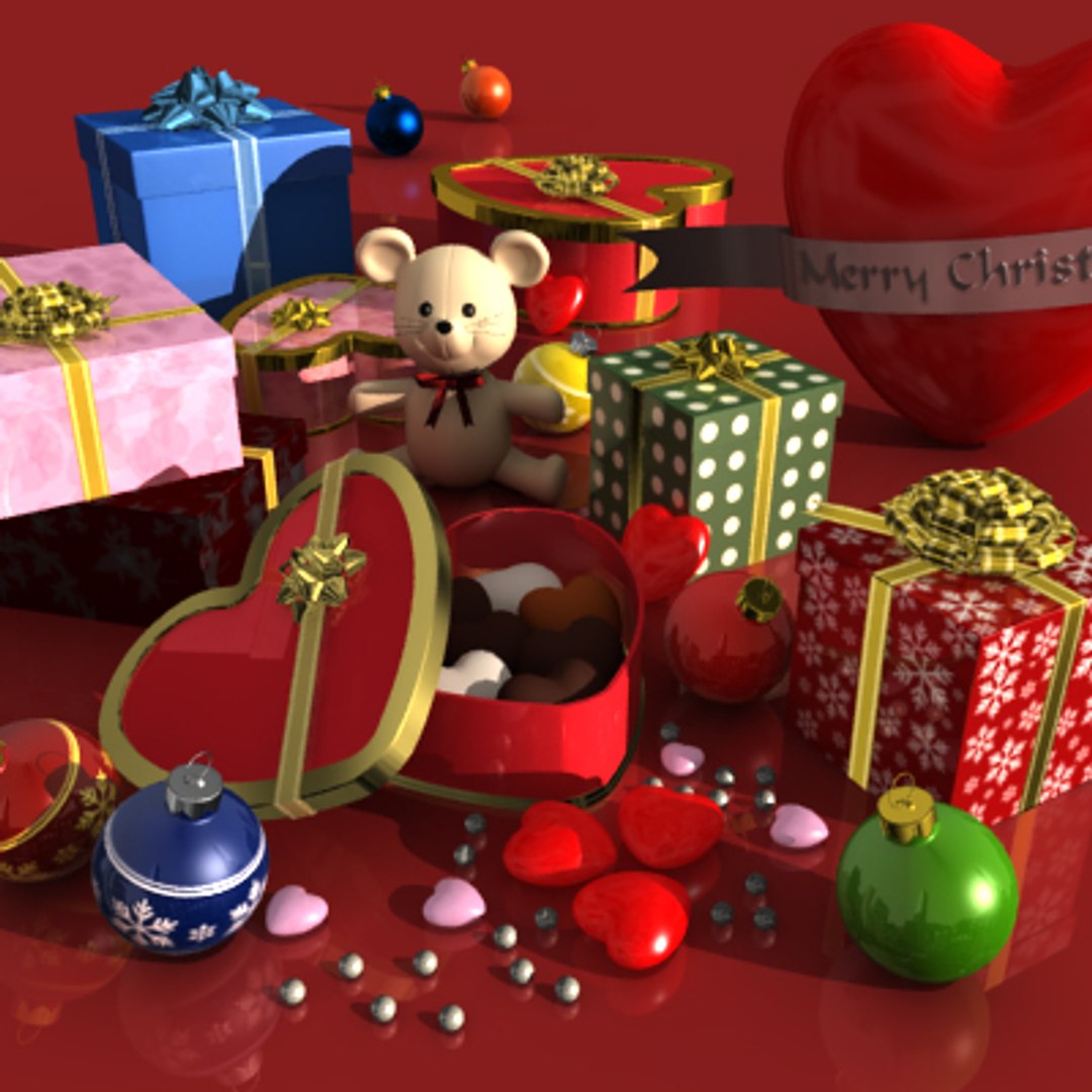 3ds Max Gift Scene