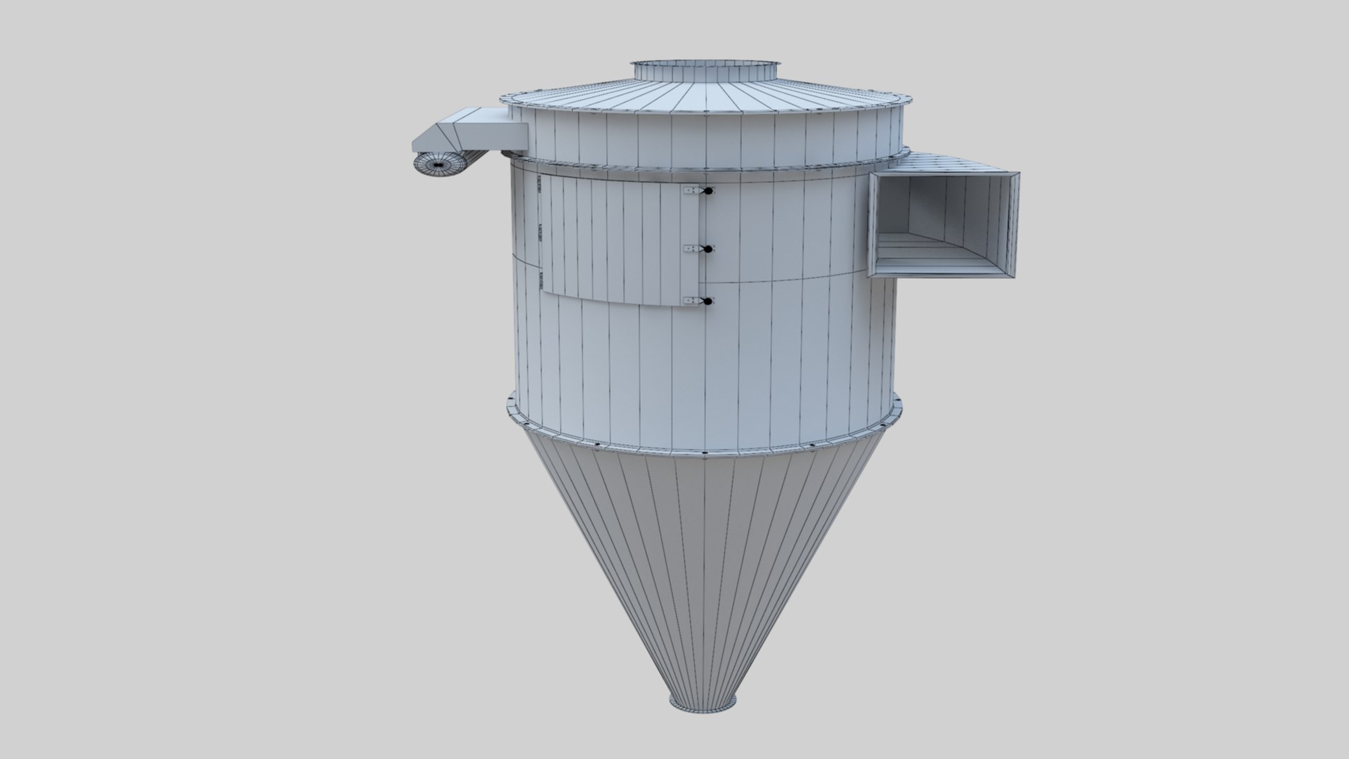 3D Wheat Grain Flour Milling Machine PACK 2 - TurboSquid 1964514