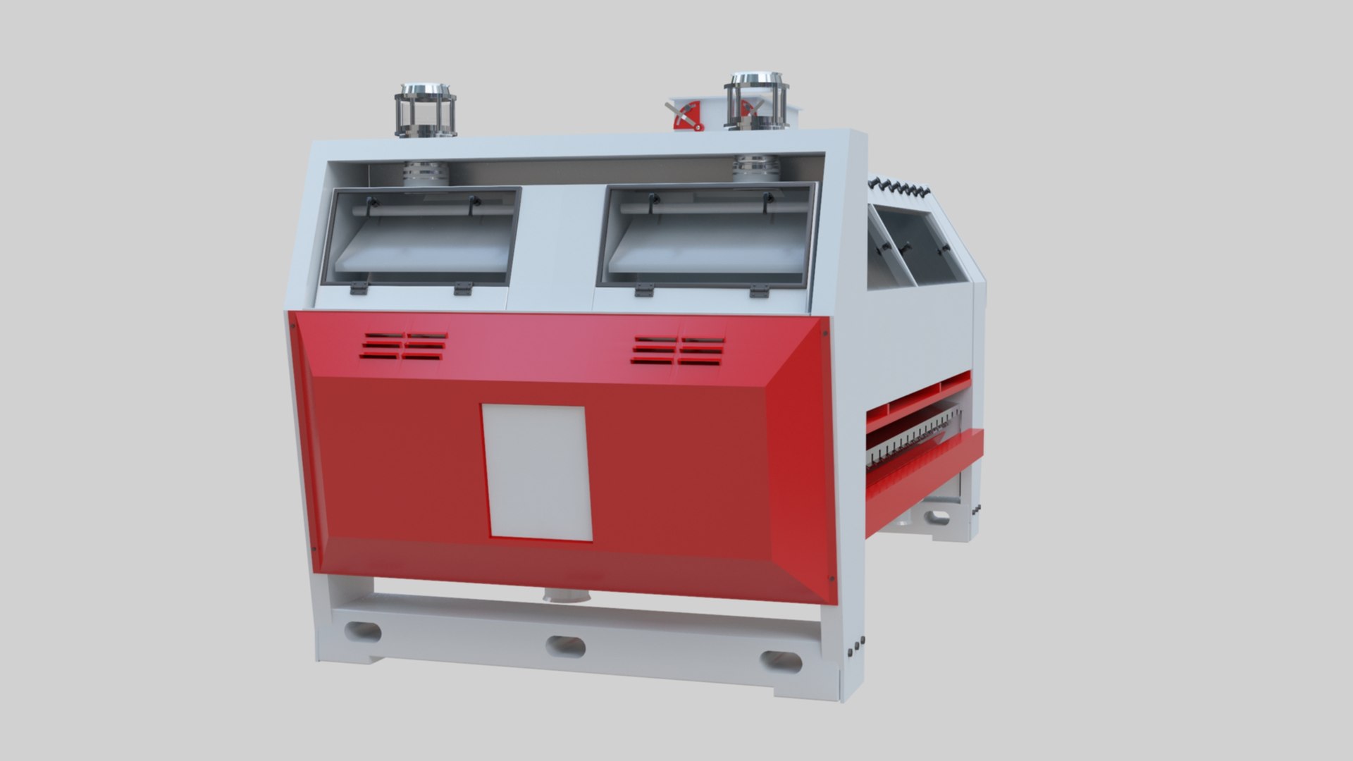 3D Wheat Grain Flour Milling Machine PACK 2 - TurboSquid 1964514