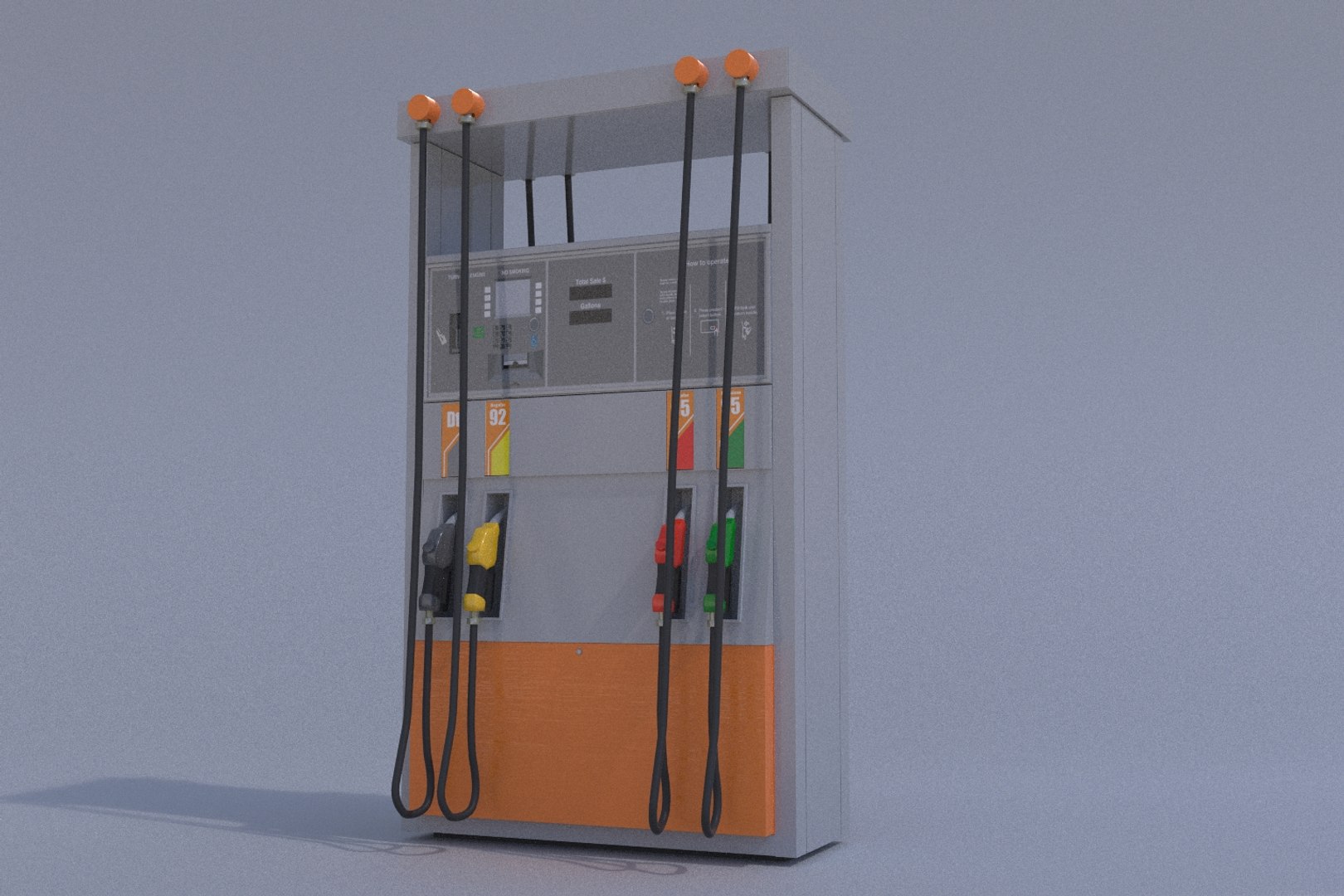 3D Model Gas Pump - TurboSquid 1473390