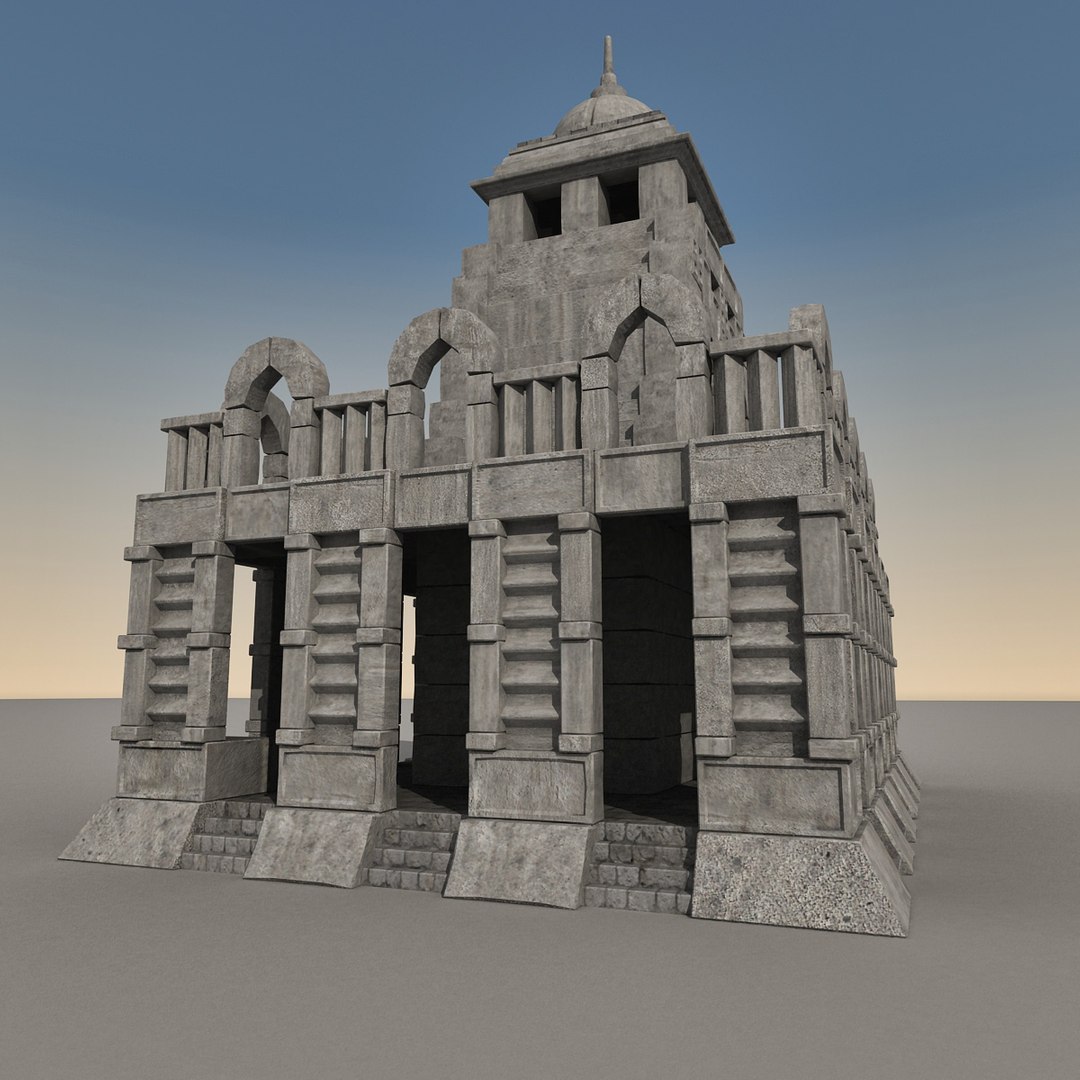 3d ancient fantasy building