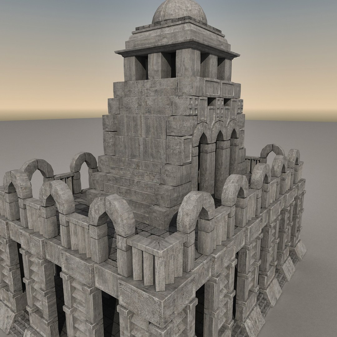 3d ancient fantasy building